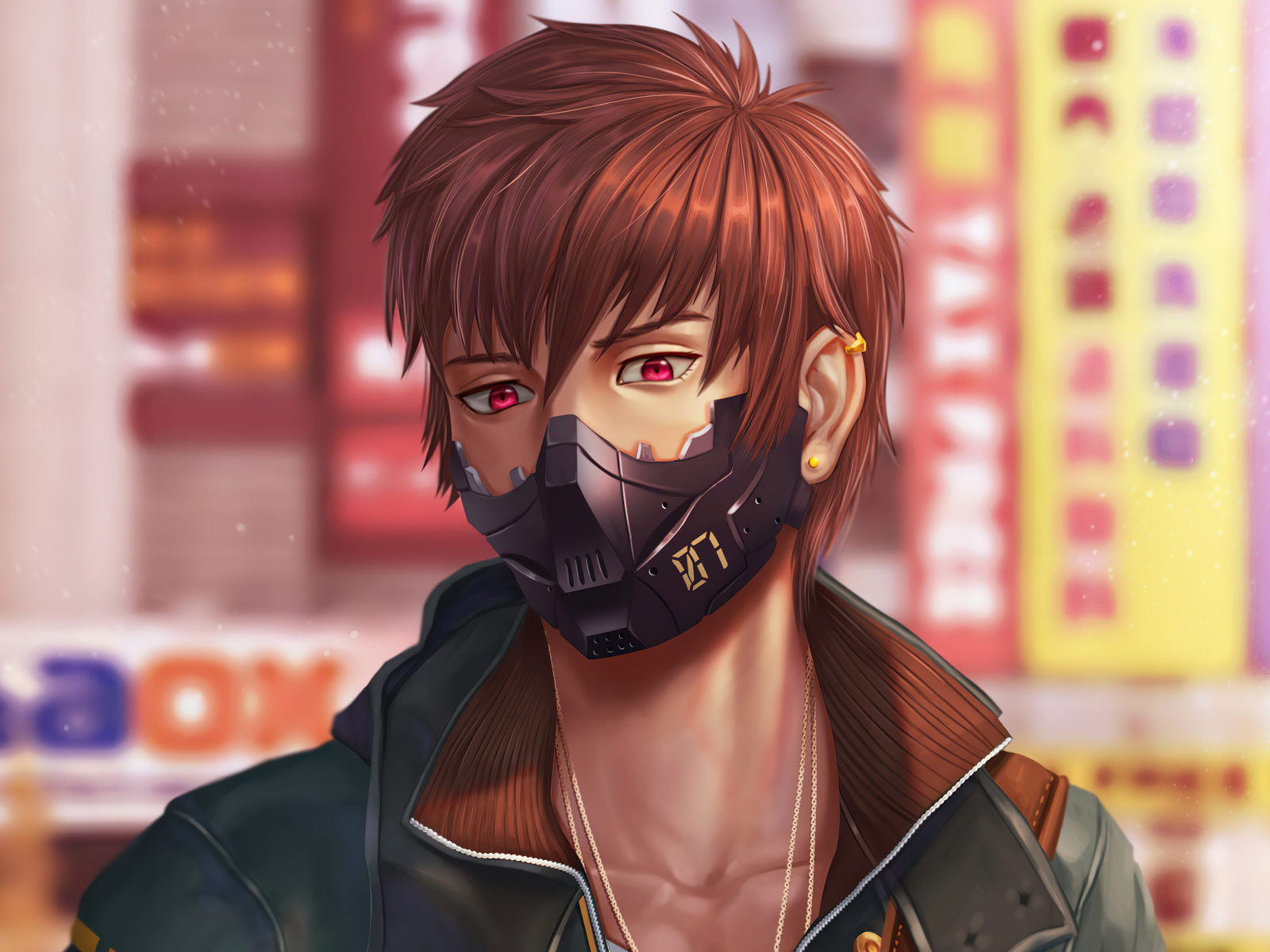 1600x1200 Cyber Boy Mask 4k Wallpaper,1600x1200 Resolution HD 4k ...