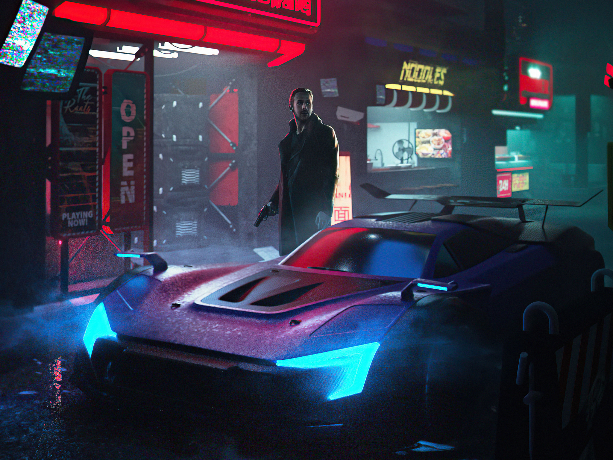 2048x1536 Cyber City Blade Runner 5k 2048x1536 Resolution HD 4k ...