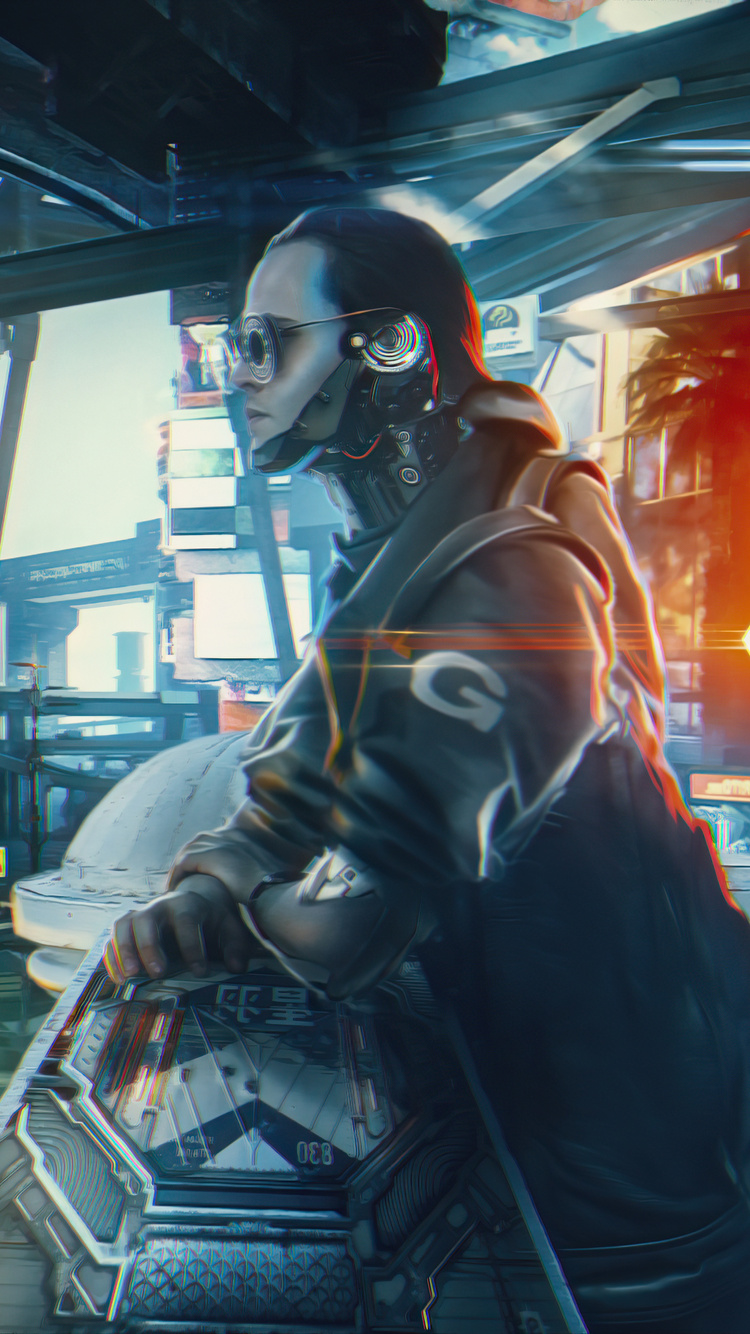 750x1334 Cyberpunk 2077 City Life Scifi iPhone 6, iPhone 6S, iPhone 7 ...