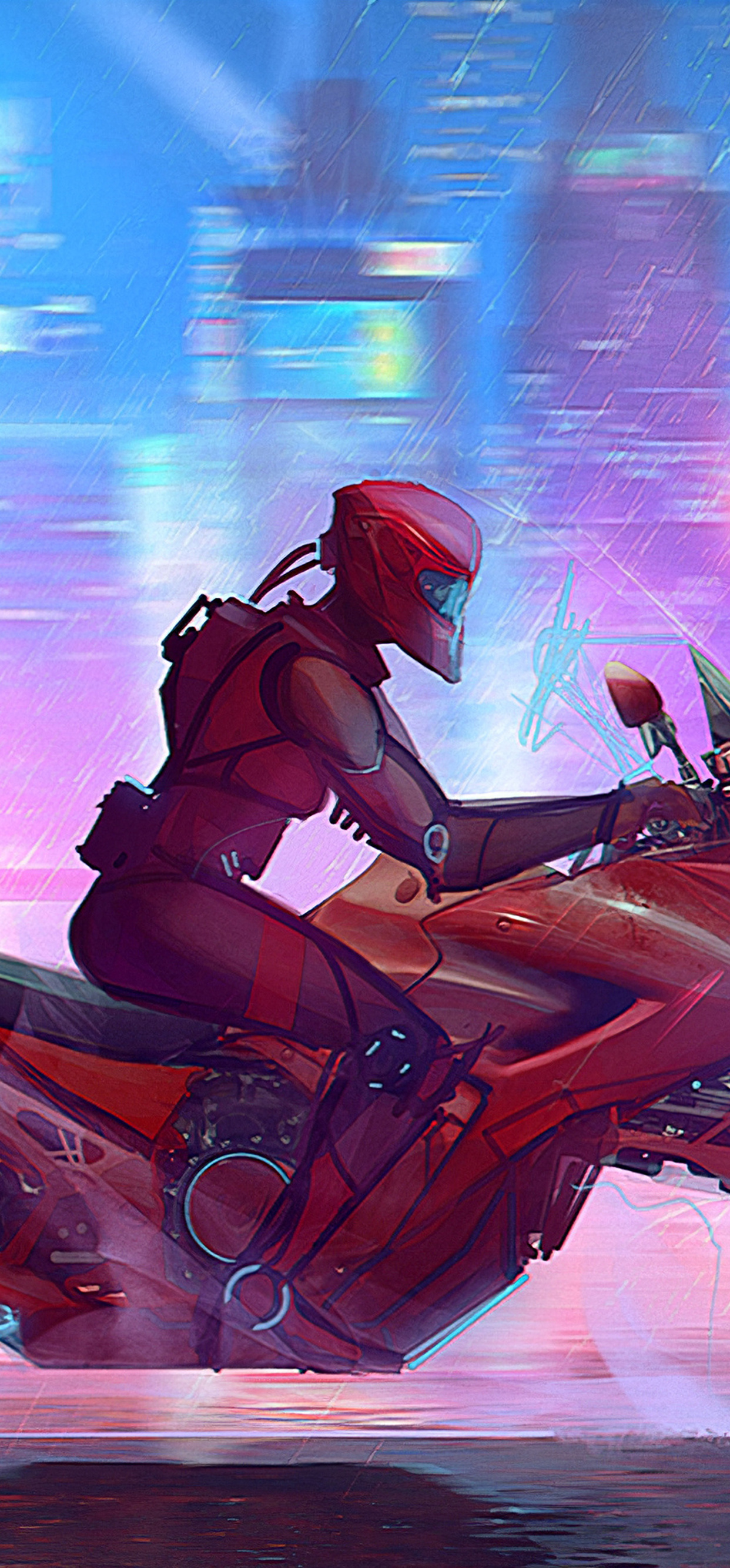 1242x2668 Cyberpunk Scifi Rider 4k Iphone XS MAX ,HD 4k Wallpapers,Images,Backgrounds,Photos and ...
