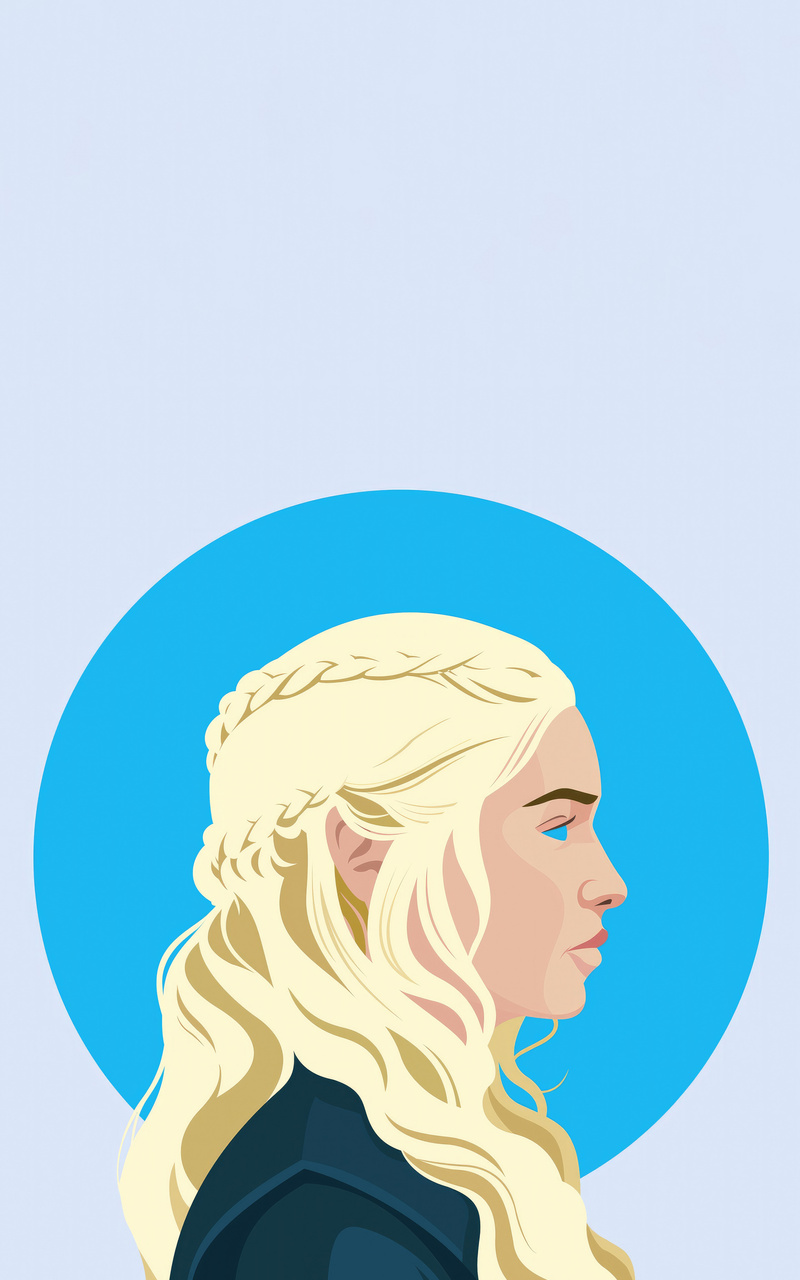 800x1280 Daenerys Targaryen Game Of Thrones Minimal 5k Nexus 7,Samsung ...