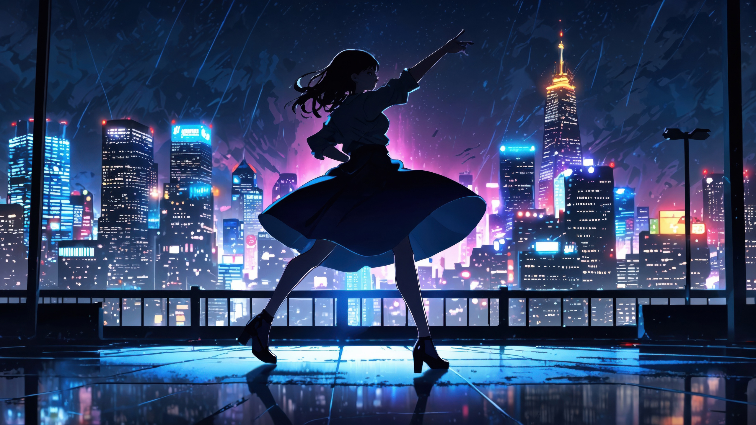 2560x1440 Dancing In The Rain 1440P Resolution ,HD 4k Wallpapers,Images ...