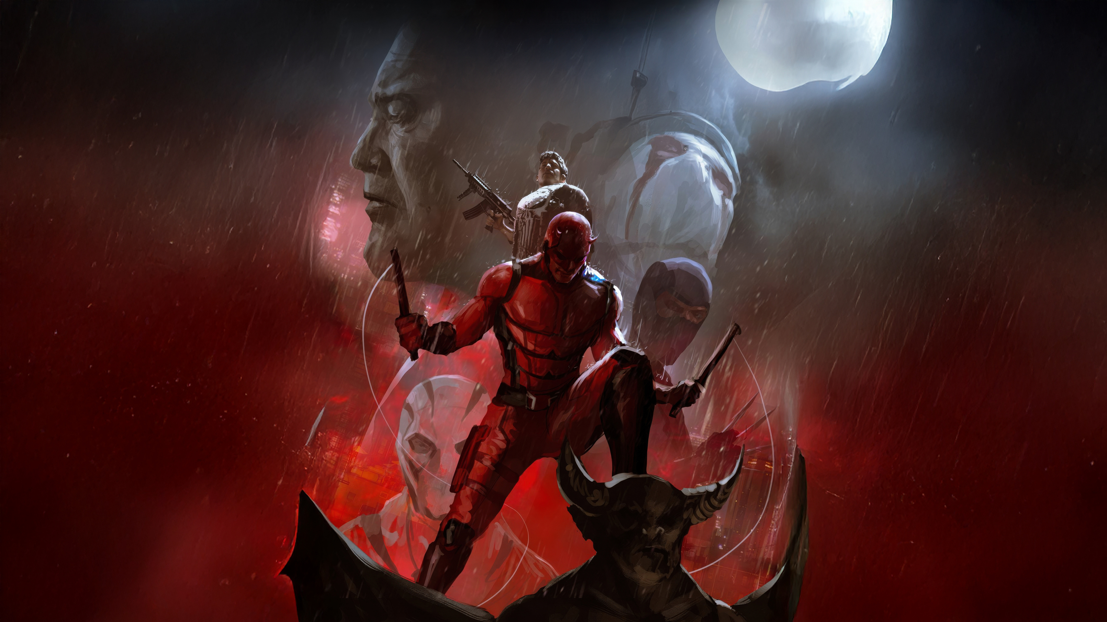 3840x2160 Daredevil Born Again Extended Artwork 4K ,HD 4k Wallpapers ...