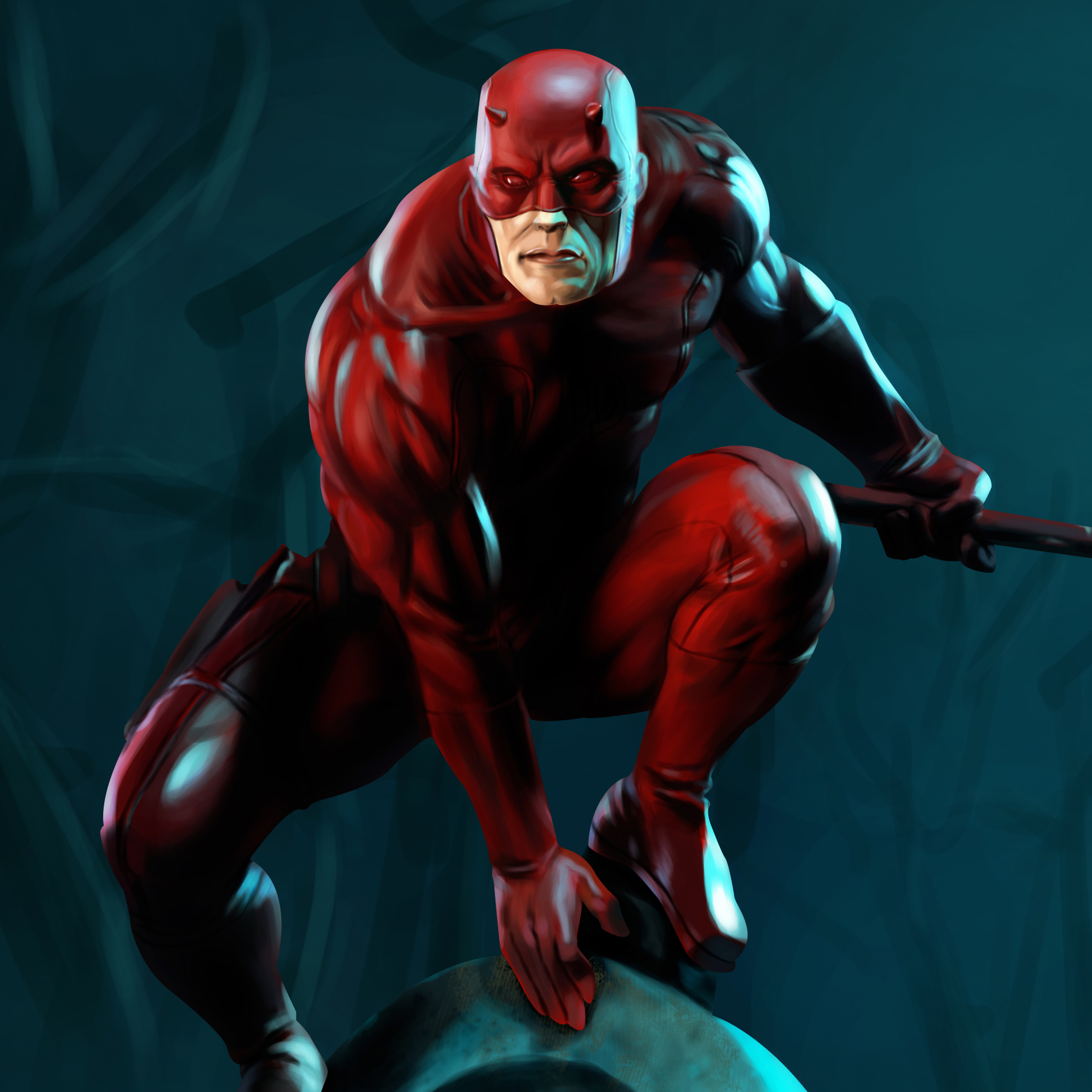 2932x2932 Daredevil Digital Arts Ipad Pro Retina Display ,HD 4k ...