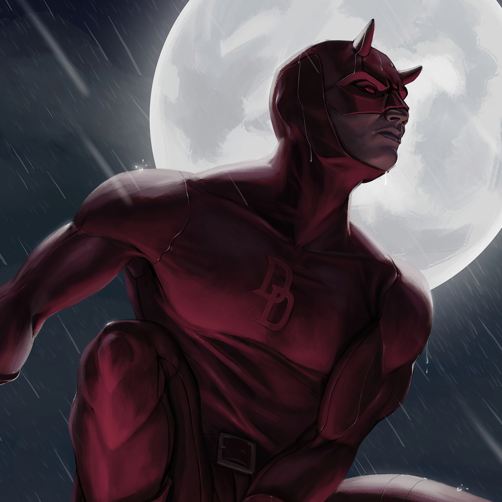 1024x1024 Daredevil Moon Knight 1024x1024 Resolution HD 4k Wallpapers ...