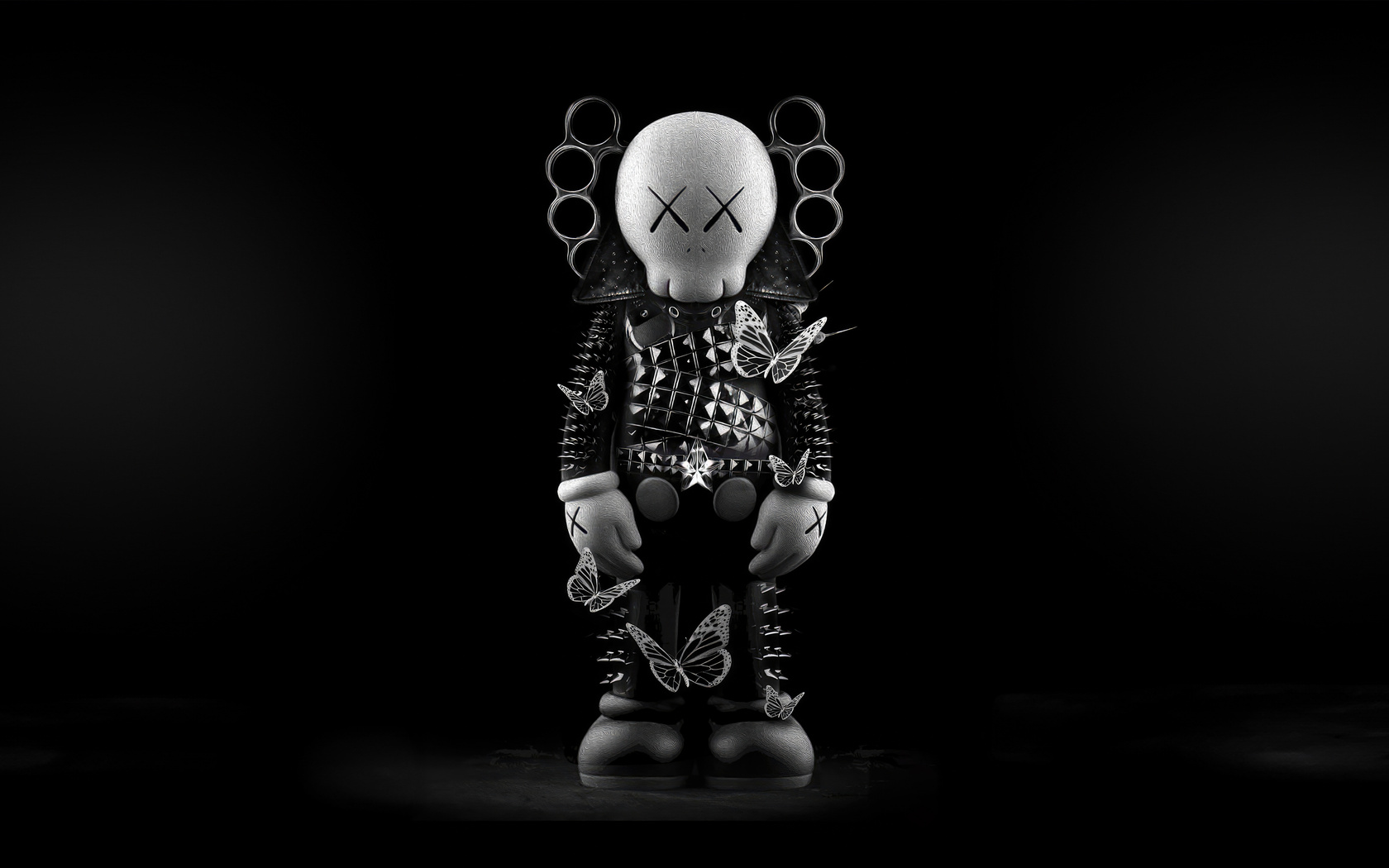 1680x1050 Dark Kaws Black Wallpaper,1680x1050 Resolution HD 4k ...