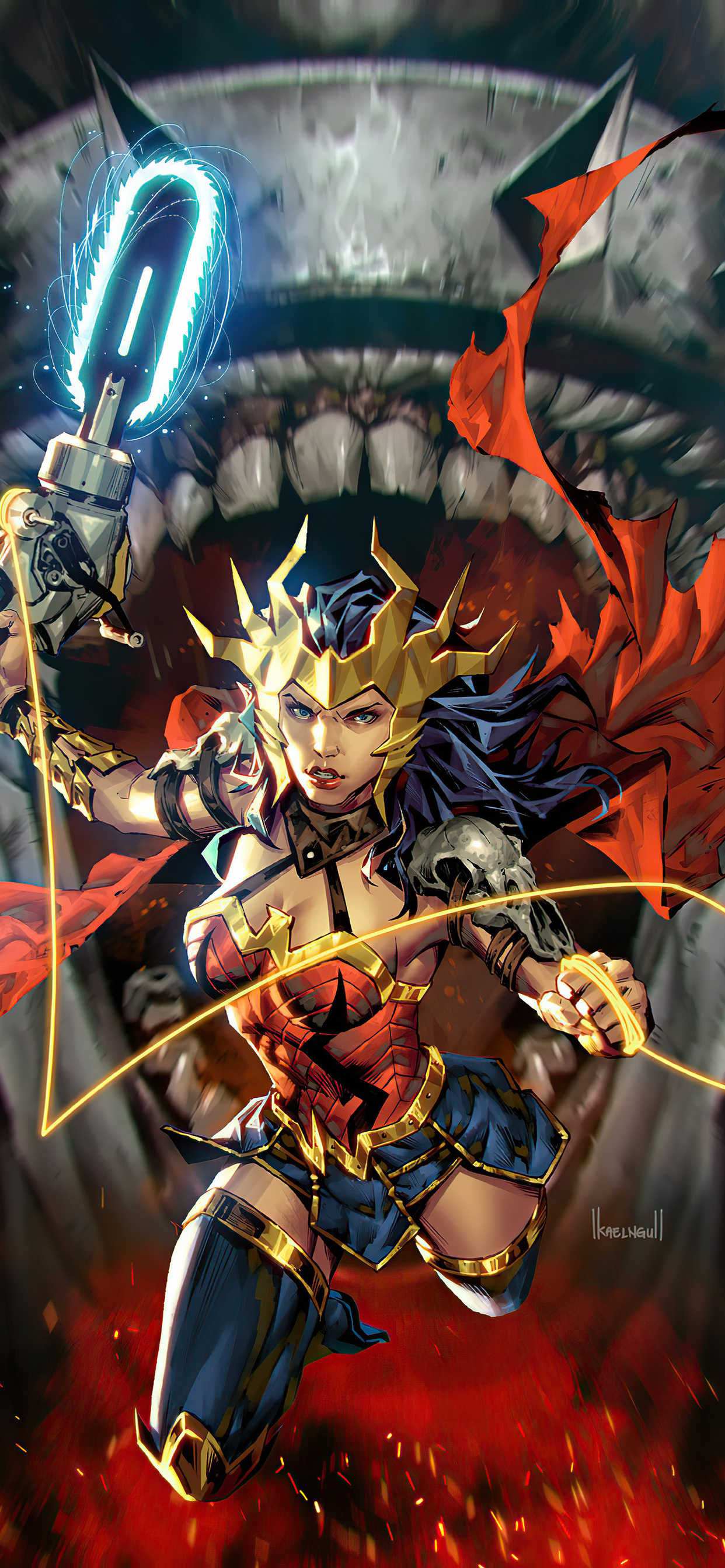 1242x2688 Dark Knights Death Metal Wonder Woman Iphone XS MAX HD 4k ...