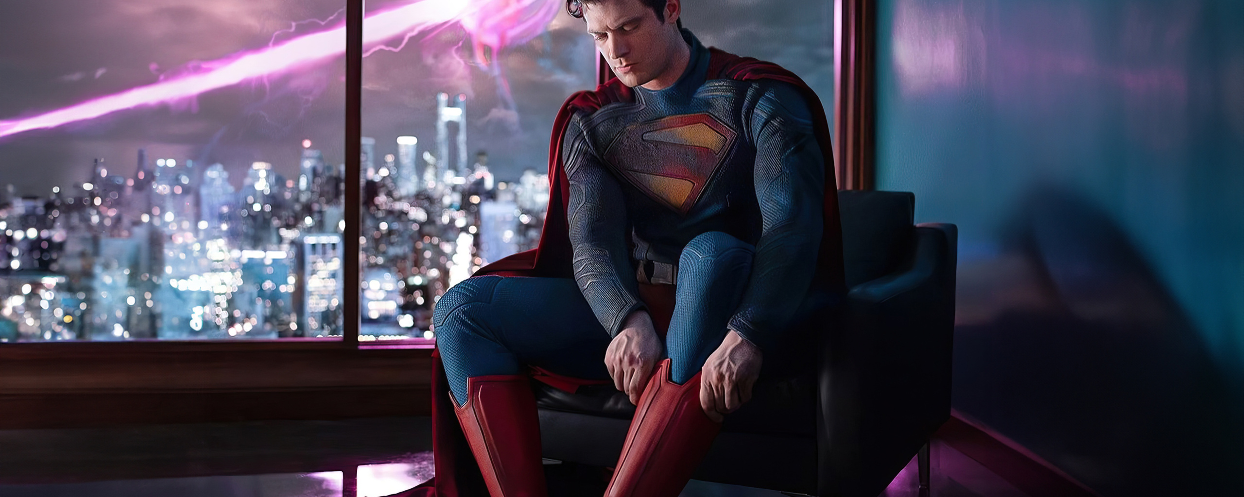 2560x1024 David Corenswet As Superman First Look Wallpaper,2560x1024 ...