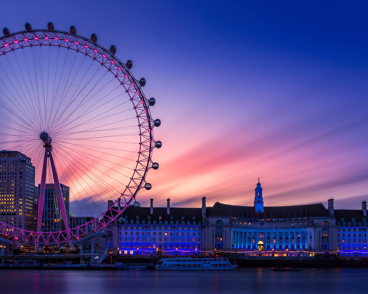 1280x1024 Dawn At The London Eye 4k Wallpaper,1280x1024 Resolution HD ...