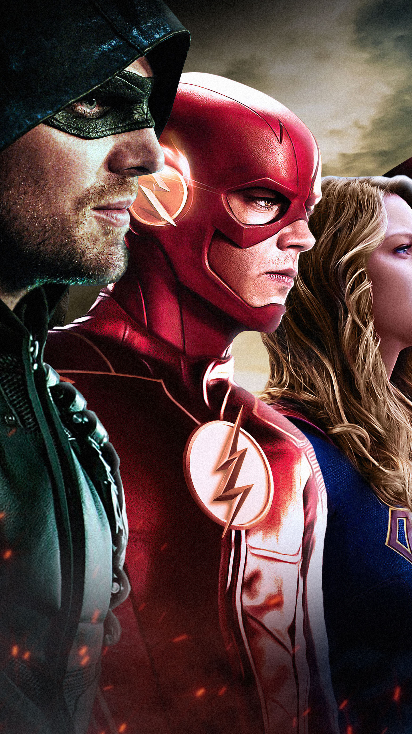 1440x2560 Dc Cw All Superheroes Samsung Galaxy S6,S7 ,Google Pixel XL ...