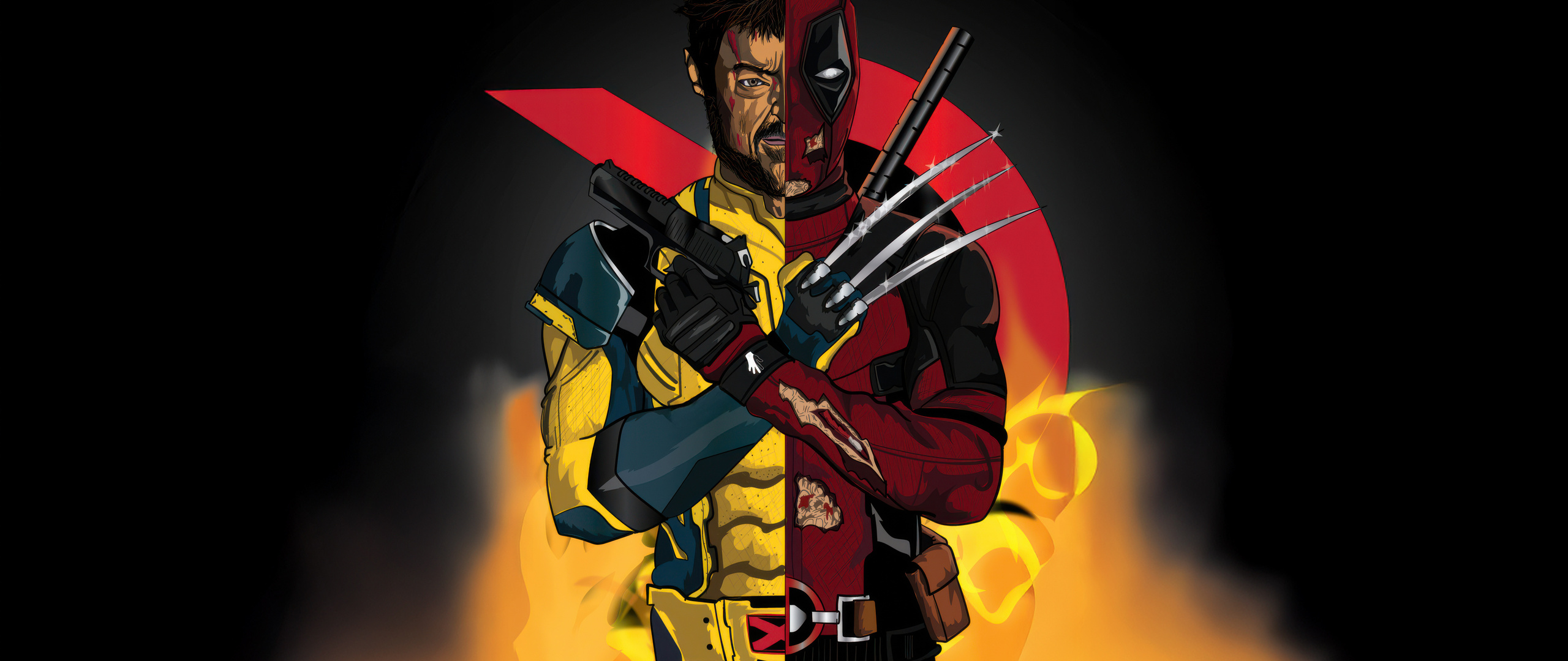 2560x1080 Dead Serious Wolverine X Deadpool Wallpaper,2560x1080 ...