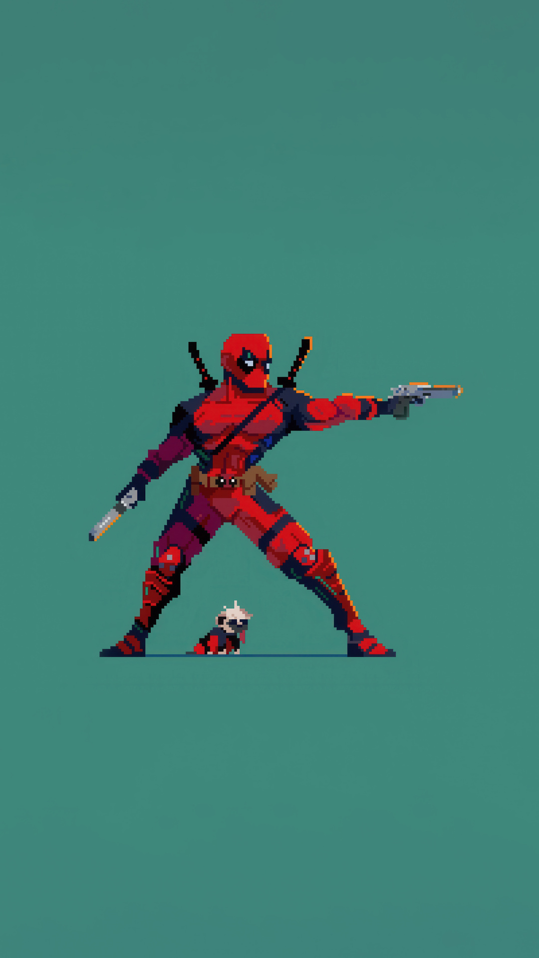 1080x1920 Deadpool 8 Bit Iphone 7,6s,6 Plus, Pixel xl ,One Plus 3,3t,5 ...