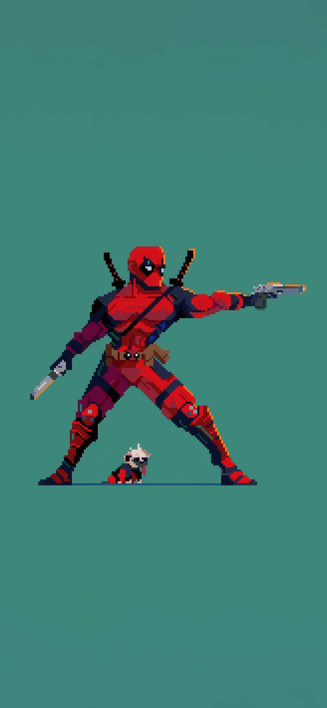 1125x2436 Deadpool 8 Bit Iphone XS,Iphone 10,Iphone X ,HD 4k Wallpapers ...