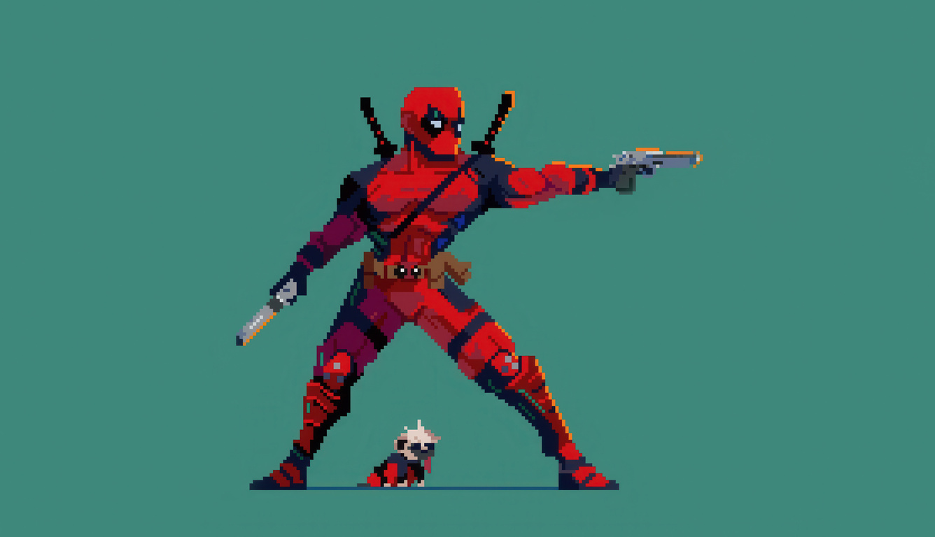 1336x768 Deadpool 8 Bit Laptop HD ,HD 4k Wallpapers,Images,Backgrounds ...