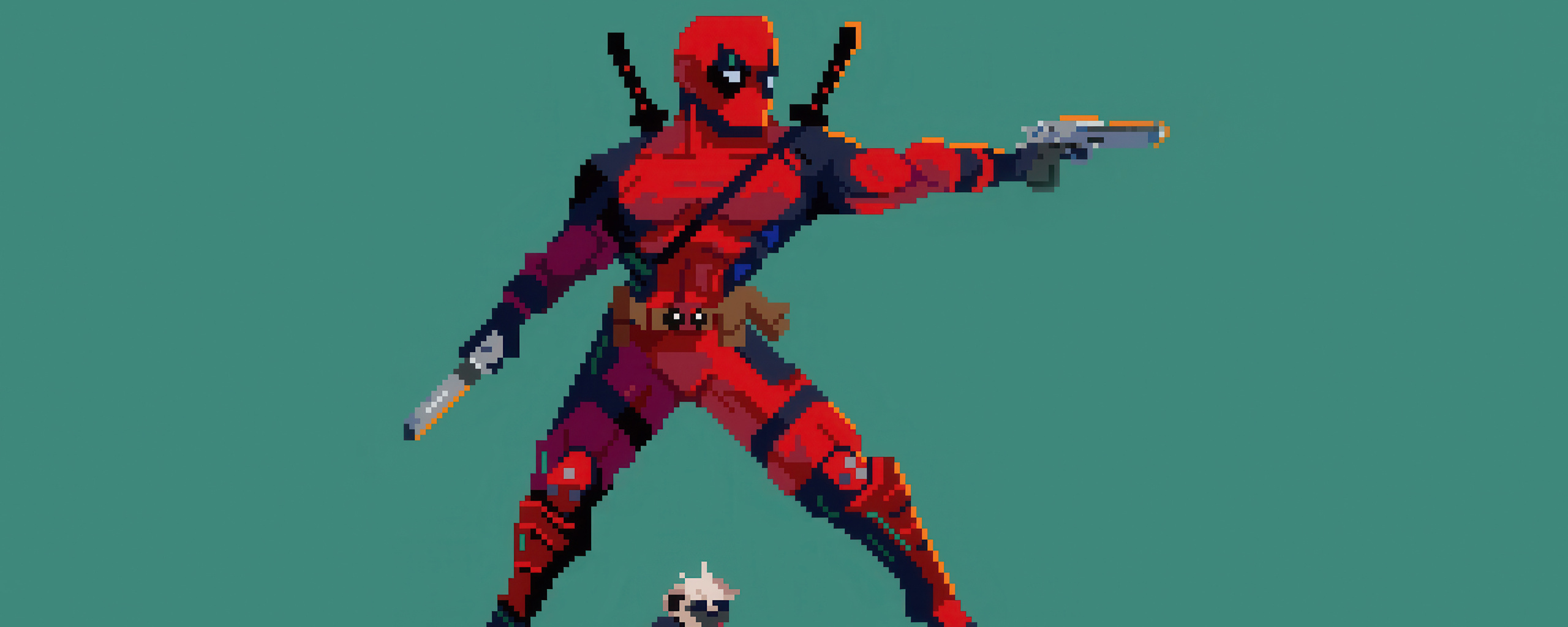 2560x1024 Deadpool 8 Bit Wallpaper,2560x1024 Resolution HD 4k ...