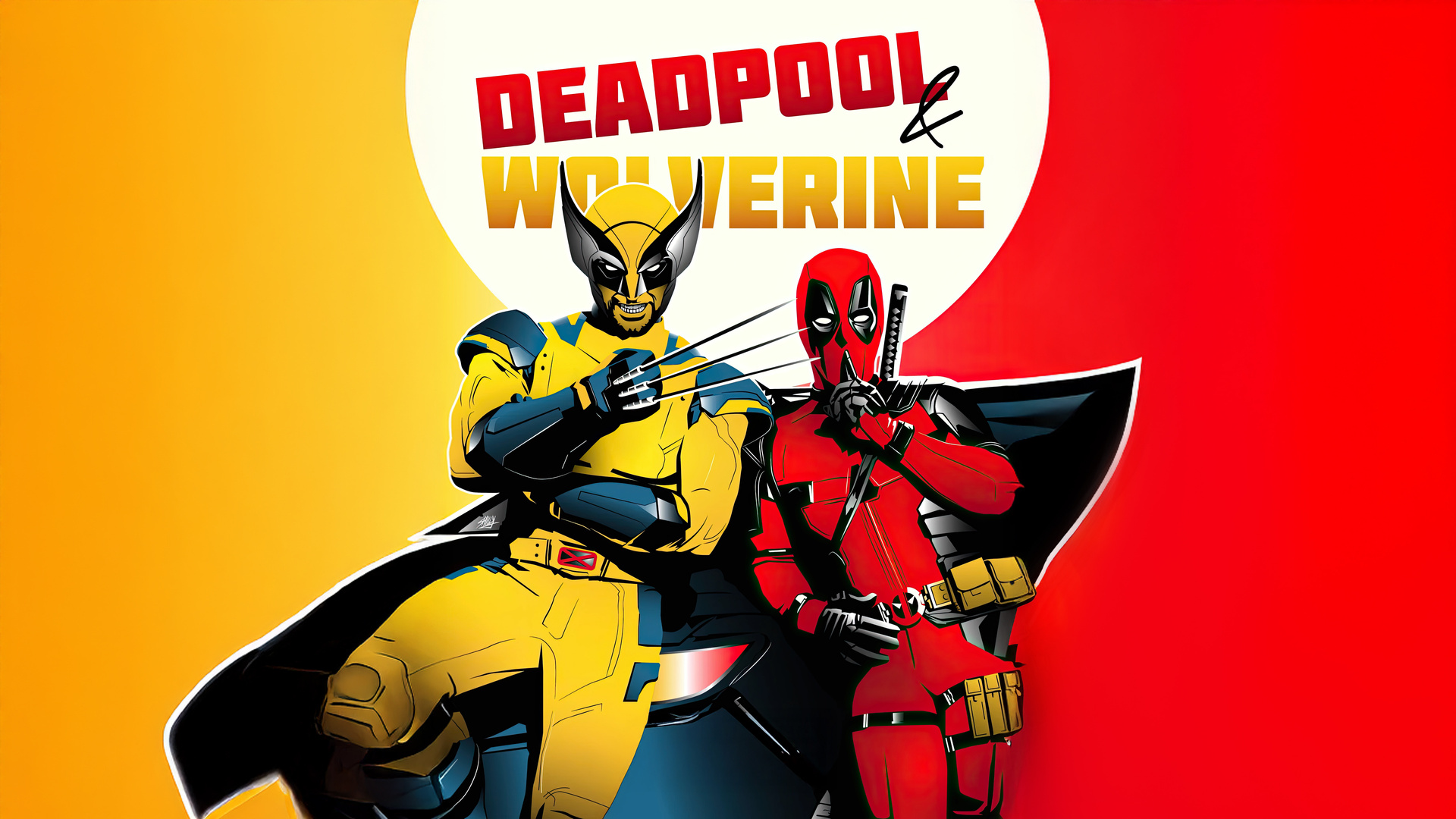 1920x1080 Deadpool And Wolverine Chill Bros Laptop Full HD 1080P ,HD 4k ...