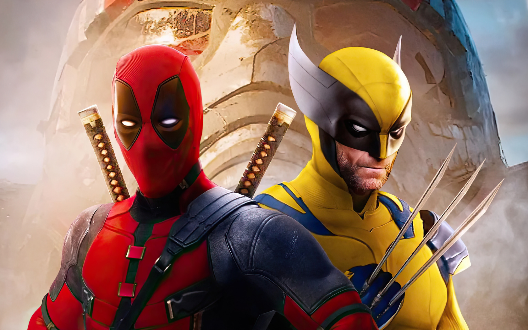 1680x1050 Deadpool And Wolverine Compasses Wallpaper,1680x1050 ...