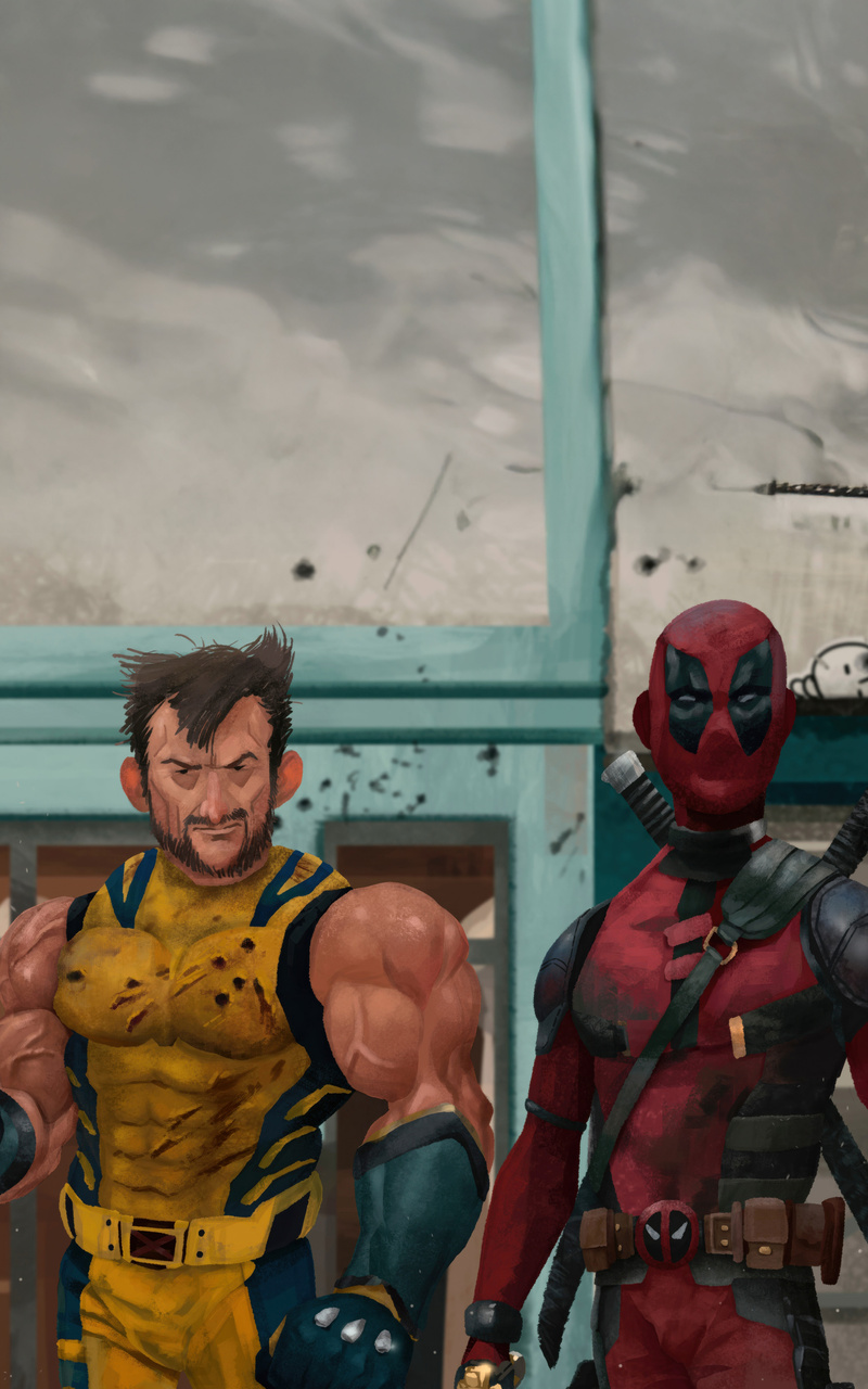 800x1280 Deadpool And Wolverine Duo Reborn Nexus 7,Samsung Galaxy Tab ...