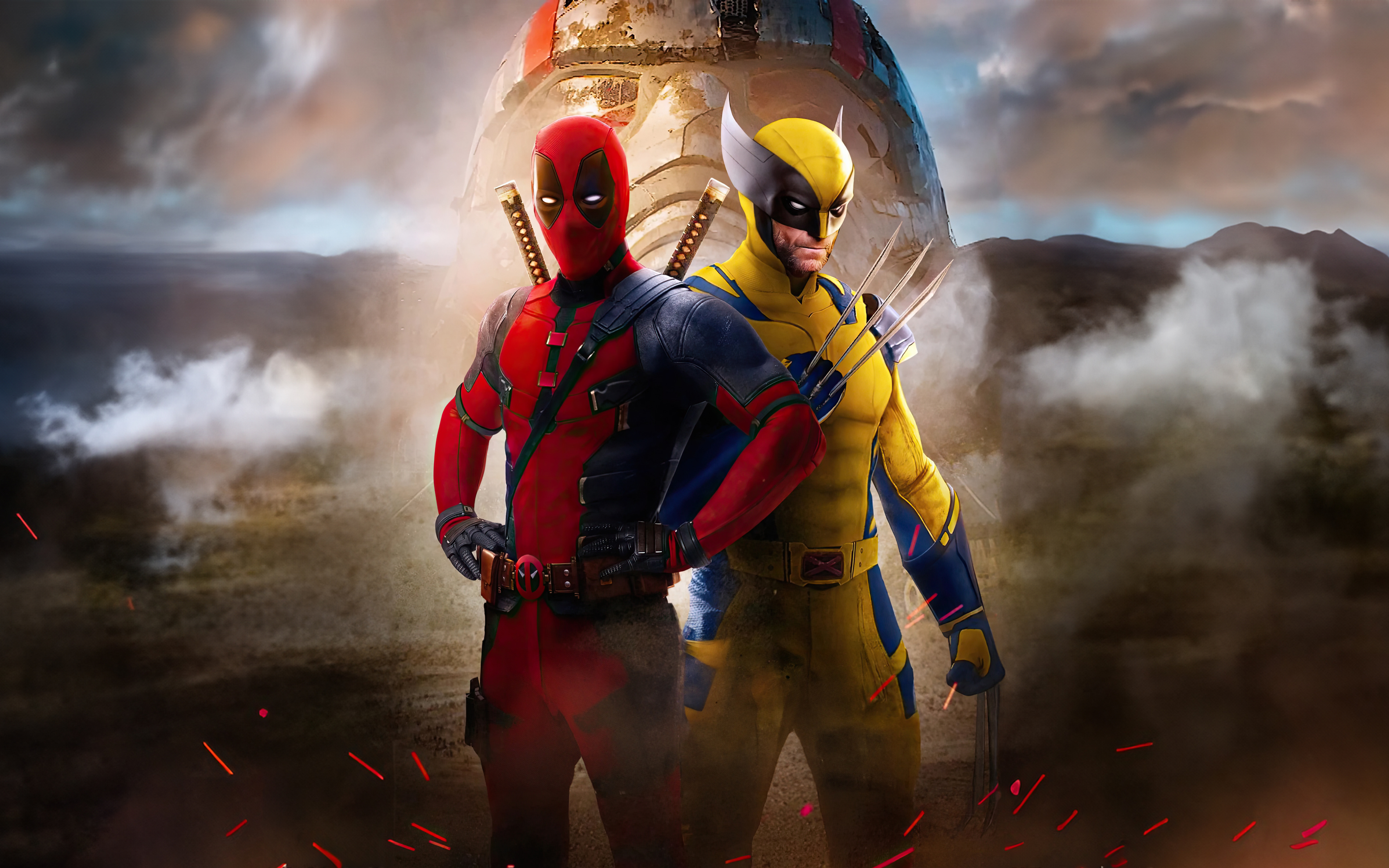 3840x2400 Deadpool And Wolverine Handle Their Abilities 4K ,HD 4k ...
