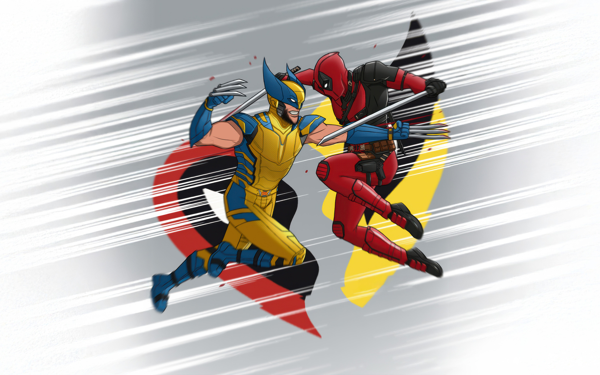 1920x1200 Deadpool And Wolverine Long Way Fight 1080P Resolution ,HD 4k ...
