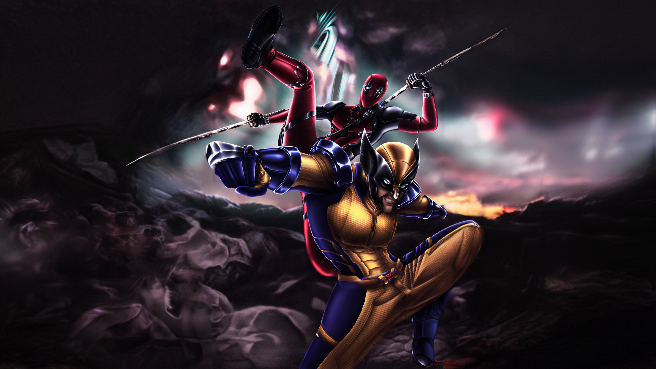 2560x1440 Deadpool And Wolverine Power Control 1440P Resolution ,HD 4k ...