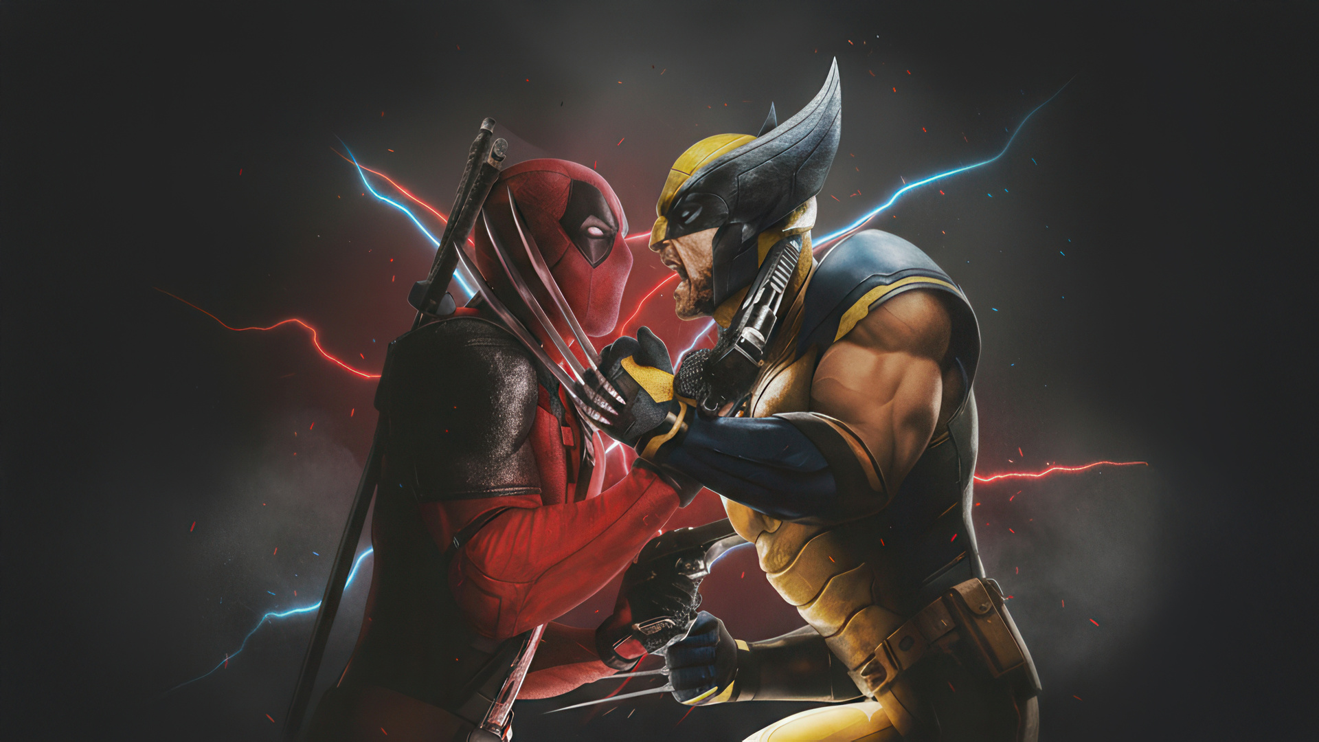 1920x1080 Deadpool And Wolverine Ruthless Hunter Laptop Full HD 1080P ...