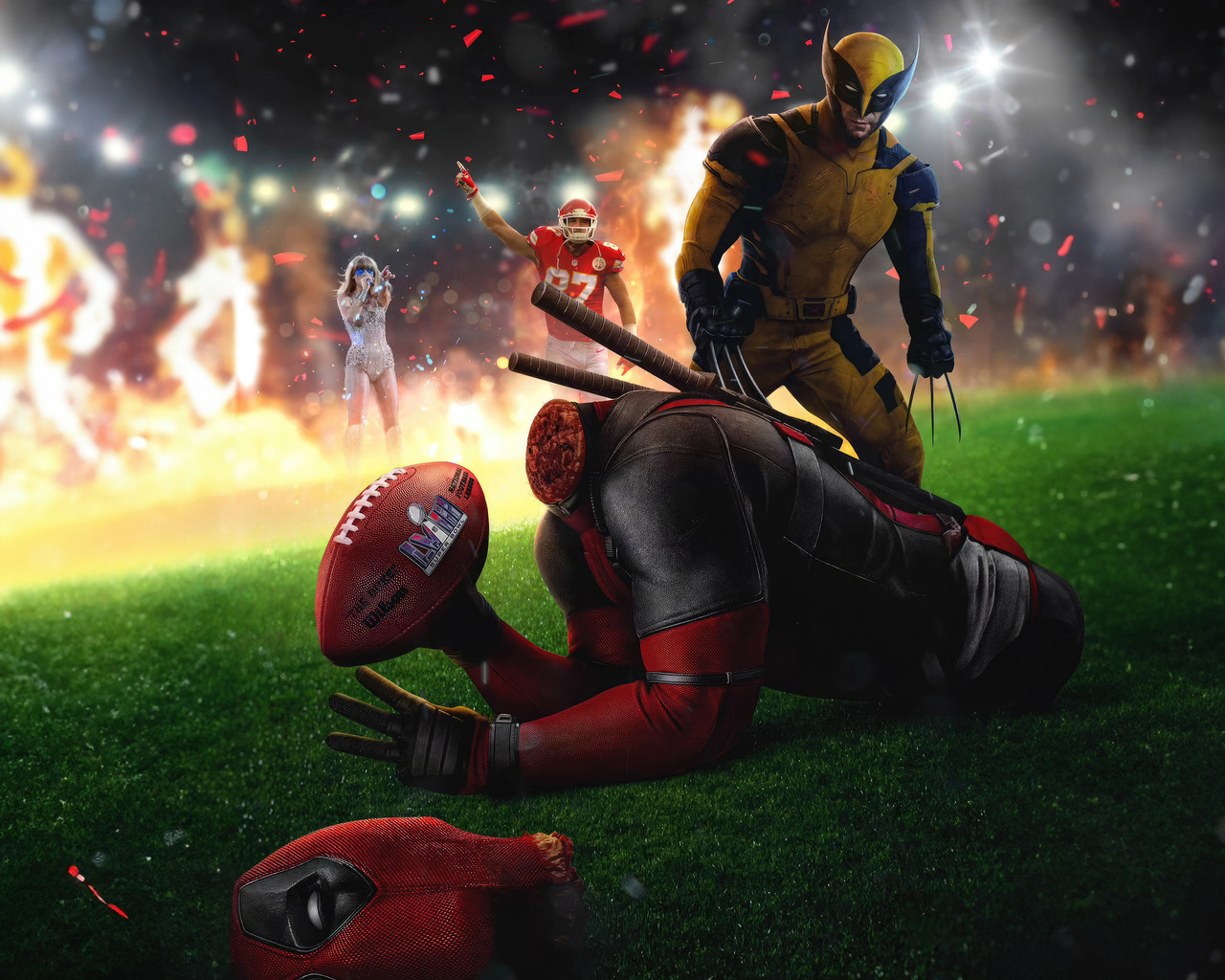 1280x1024 Deadpool And Wolverine Super Bowl Wallpaper,1280x1024 ...