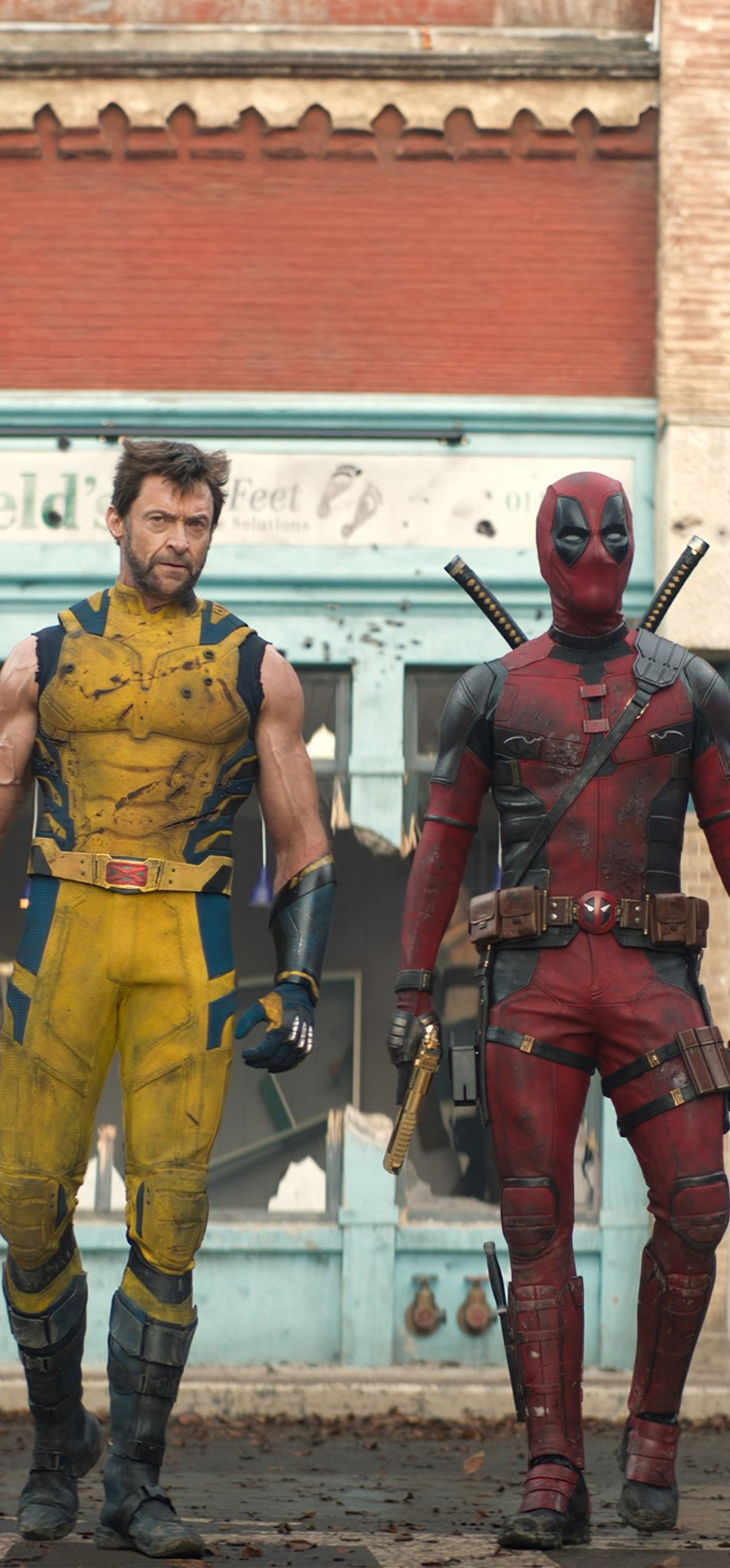 1242x2668 Deadpool And Wolverine Team Up Iphone XS MAX ,HD 4k ...