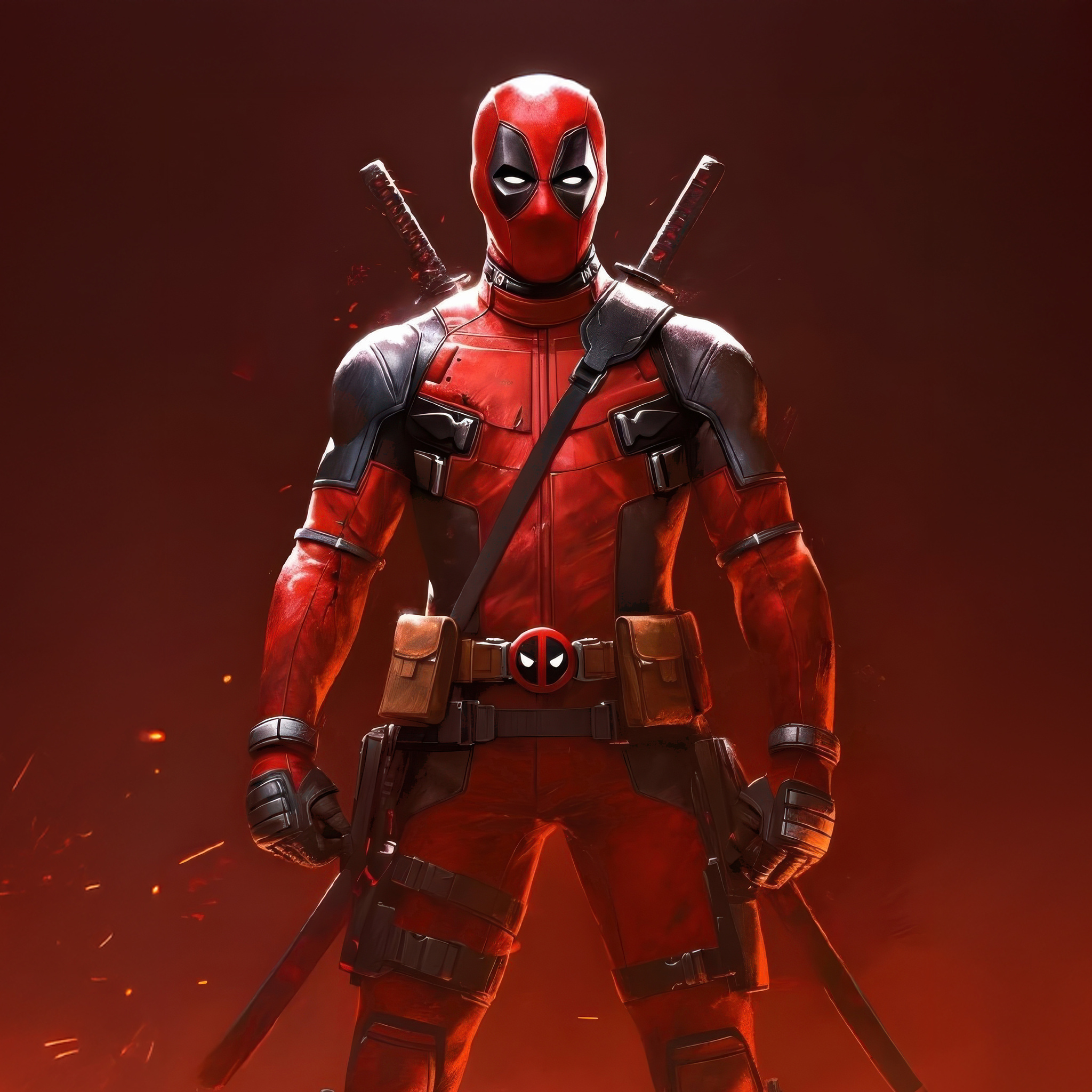 2048x2048 Deadpool Antihero Attitude Ipad Air ,HD 4k Wallpapers,Images ...