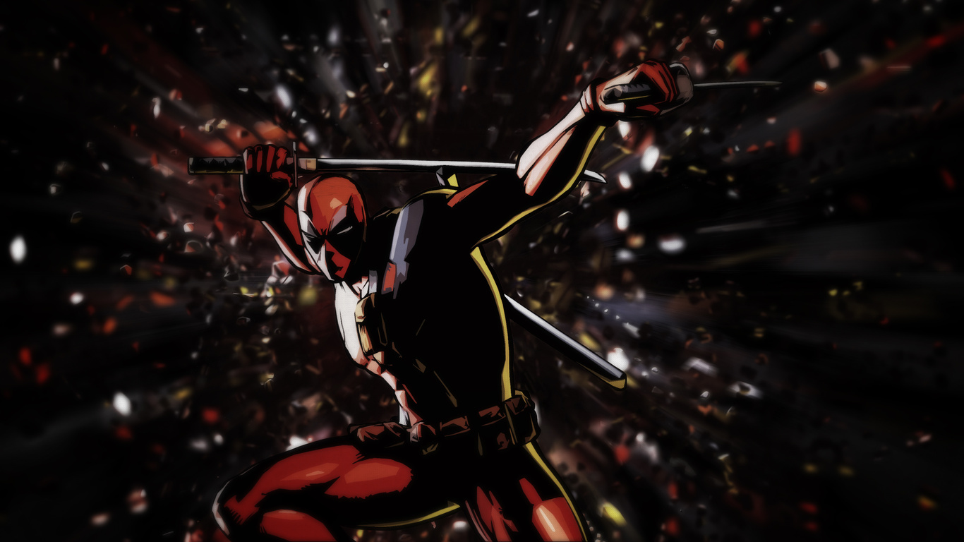 1366x768 Deadpool Art 4k Laptop HD ,HD 4k Wallpapers,Images,Backgrounds ...