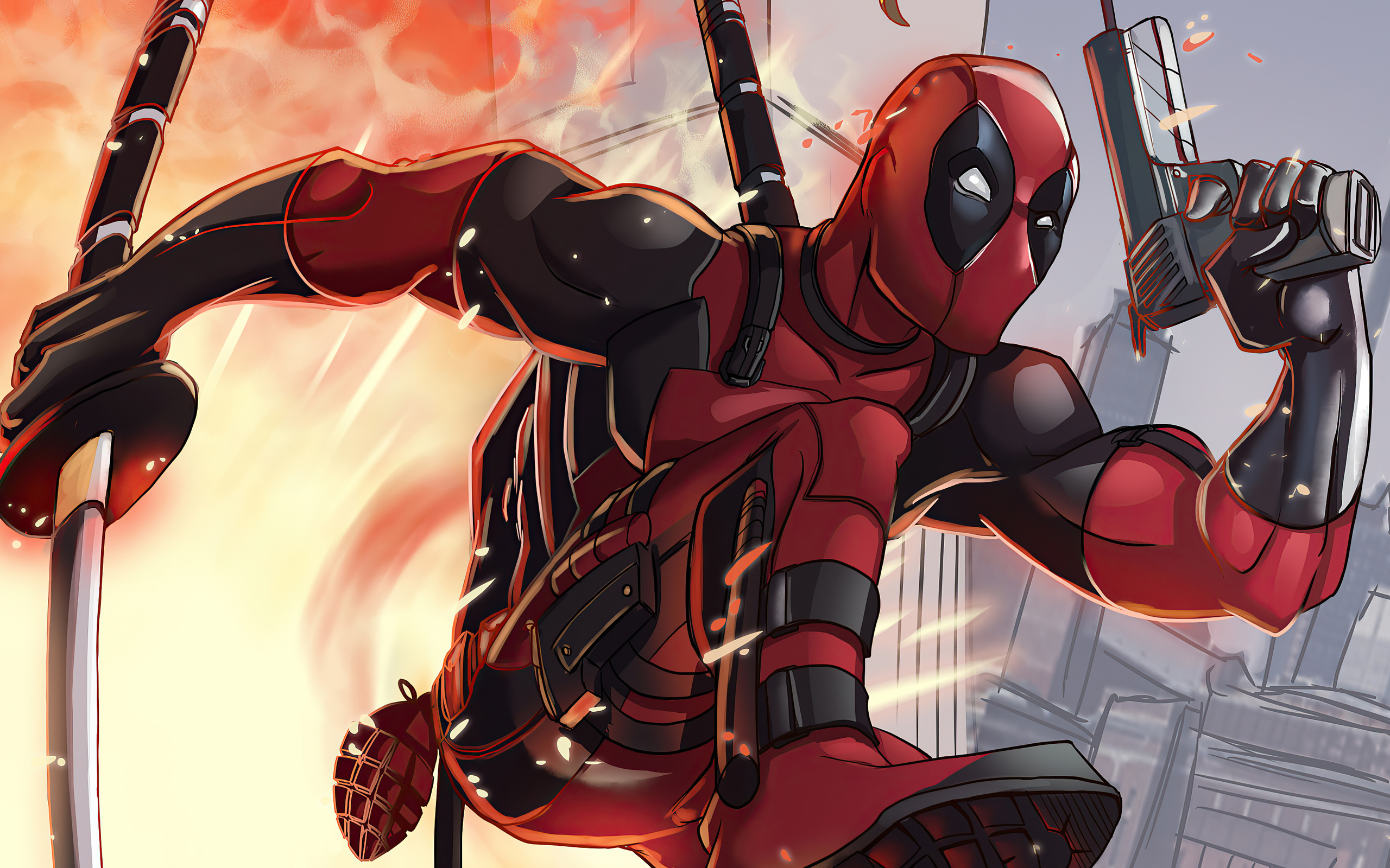 2560x1600 Deadpool Away From Attack Wallpaper,2560x1600 Resolution HD ...
