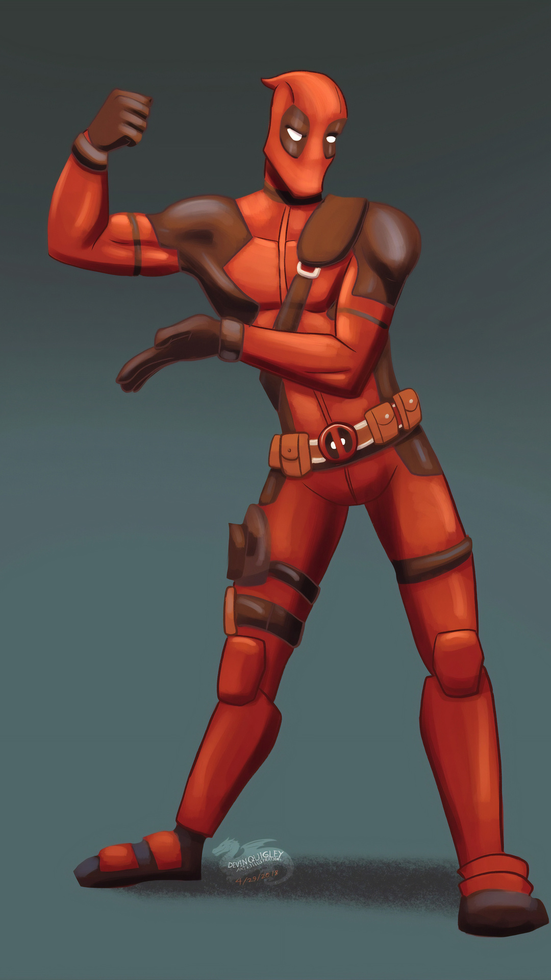 1080x1920 Deadpool Cartoonic Art 4k Iphone 7,6s,6 Plus, Pixel xl ,One ...