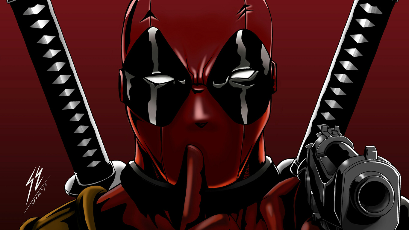 1366x768 Deadpool Digital Arts Laptop HD ,HD 4k Wallpapers,Images ...