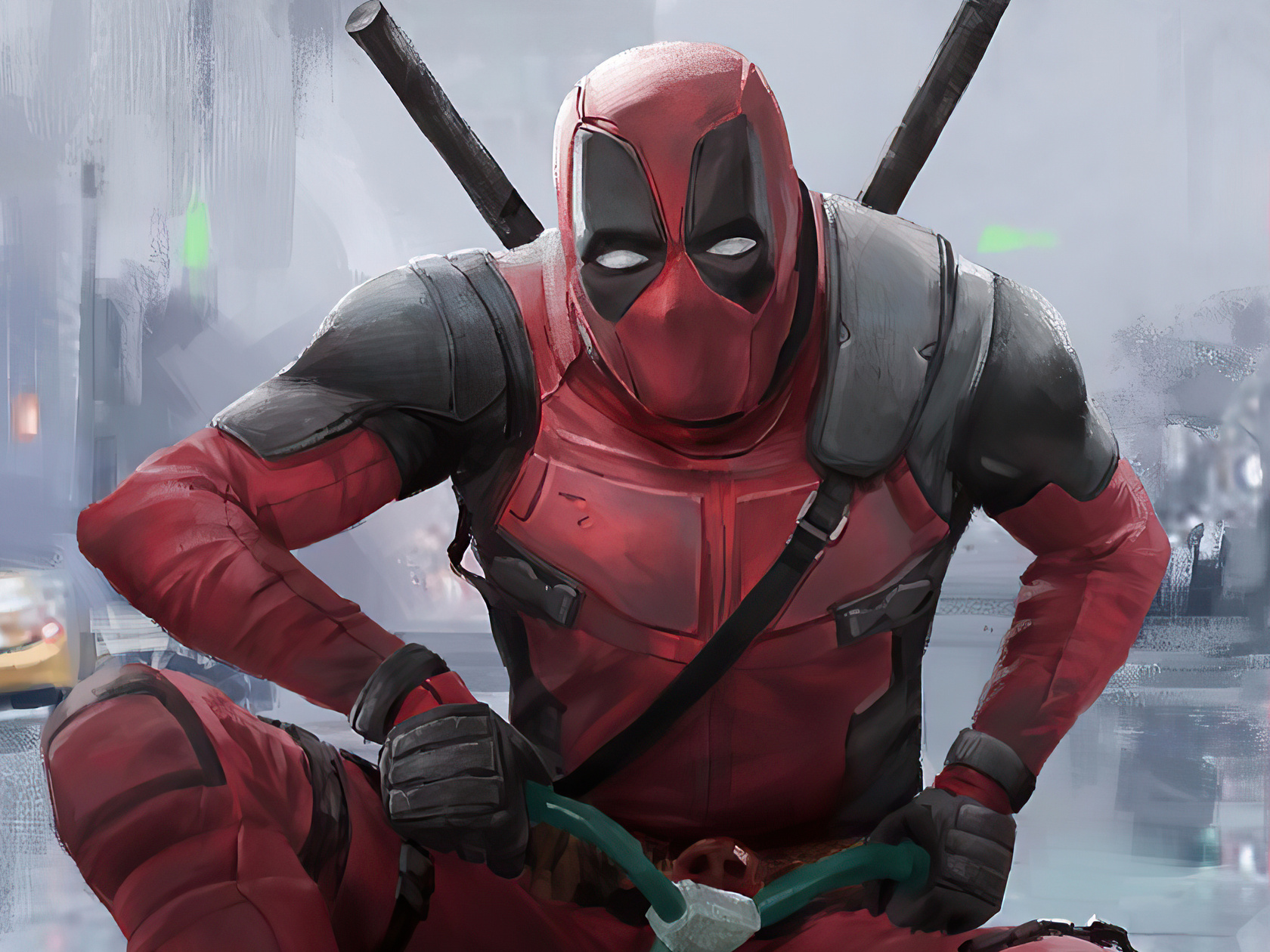 1680x1260 Deadpool Driving Kid Cycle 1680x1260 Resolution HD 4k ...