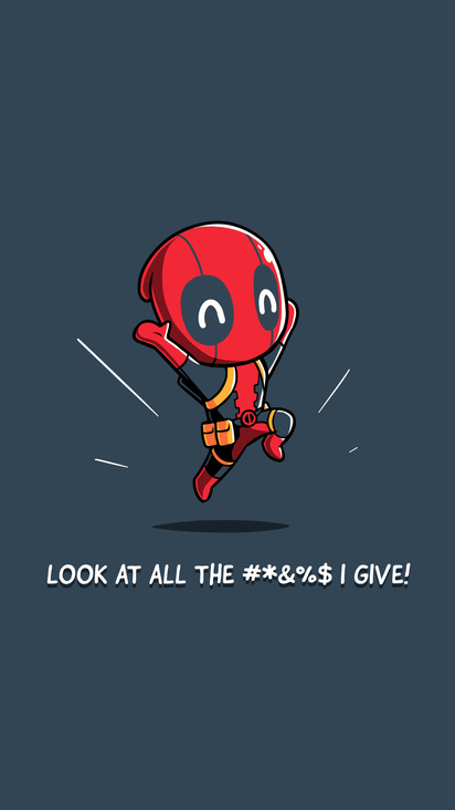 412x732 Deadpool Gives Zero 412x732 Resolution HD 4k Wallpapers, Images ...