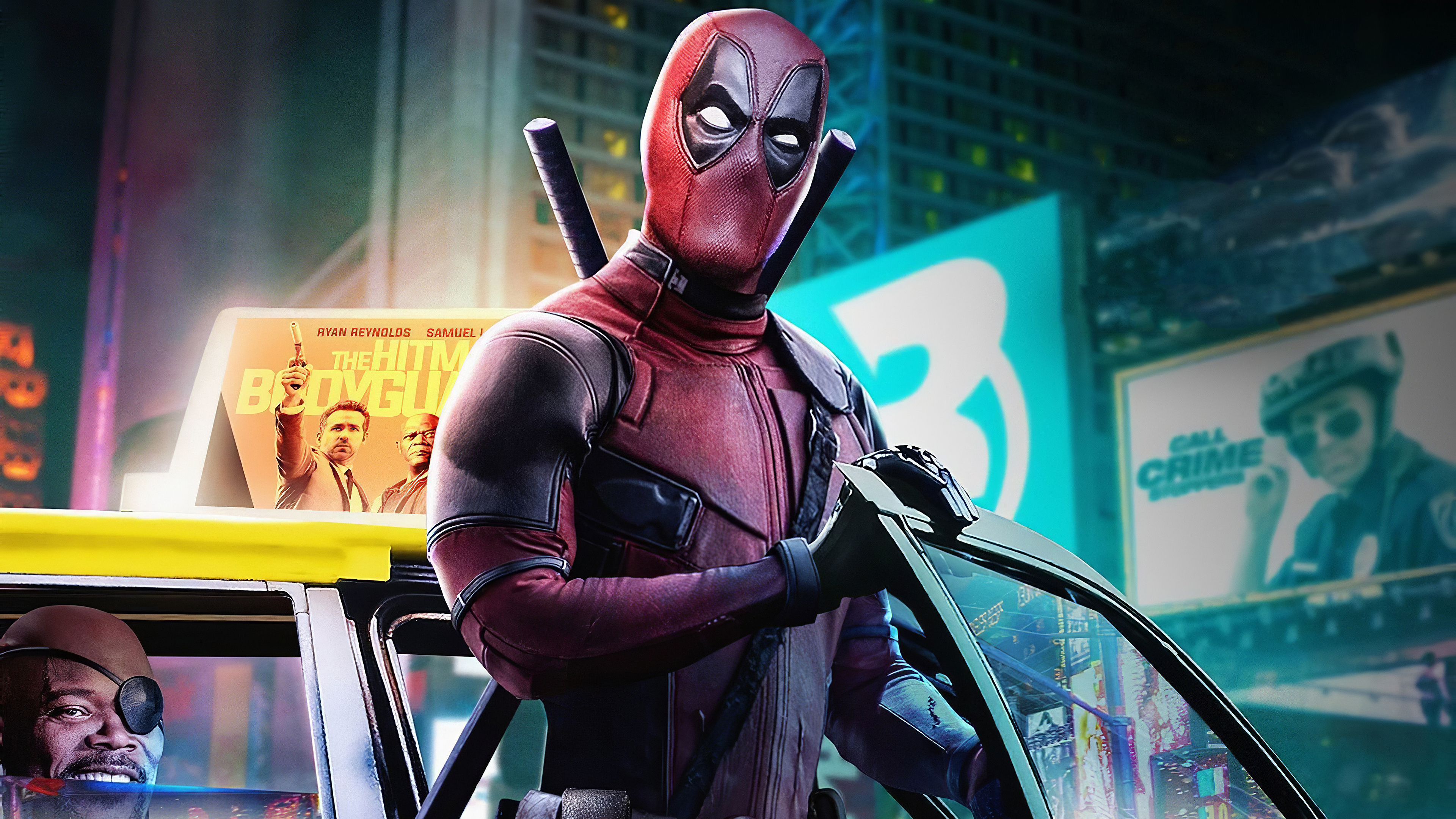 3840x2160 Deadpool In City 4k 4K ,HD 4k Wallpapers,Images,Backgrounds ...