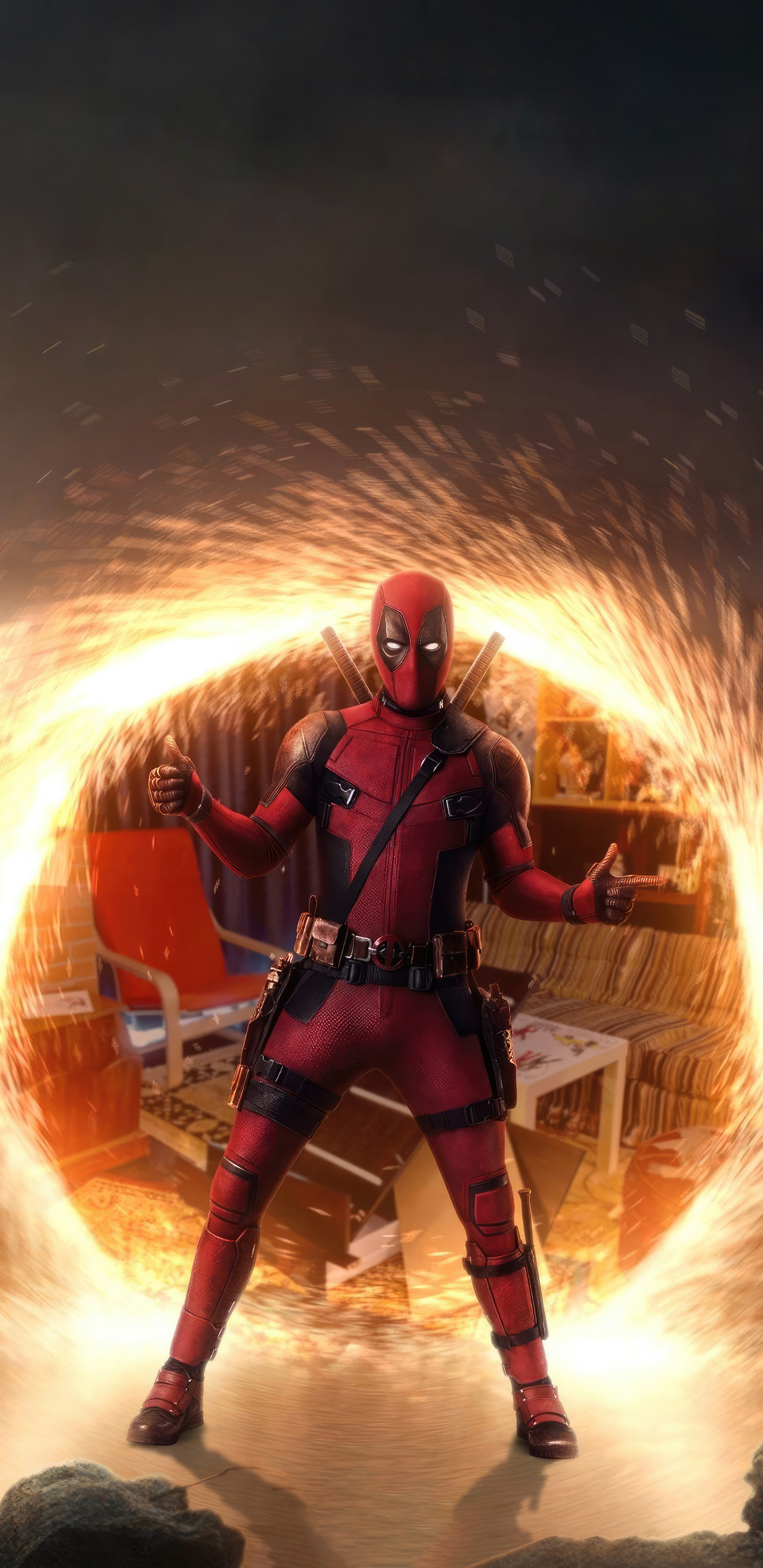 1440x2960 Deadpool Infinite Reality Samsung Galaxy Note 9,8, S9,S8,S8 ...