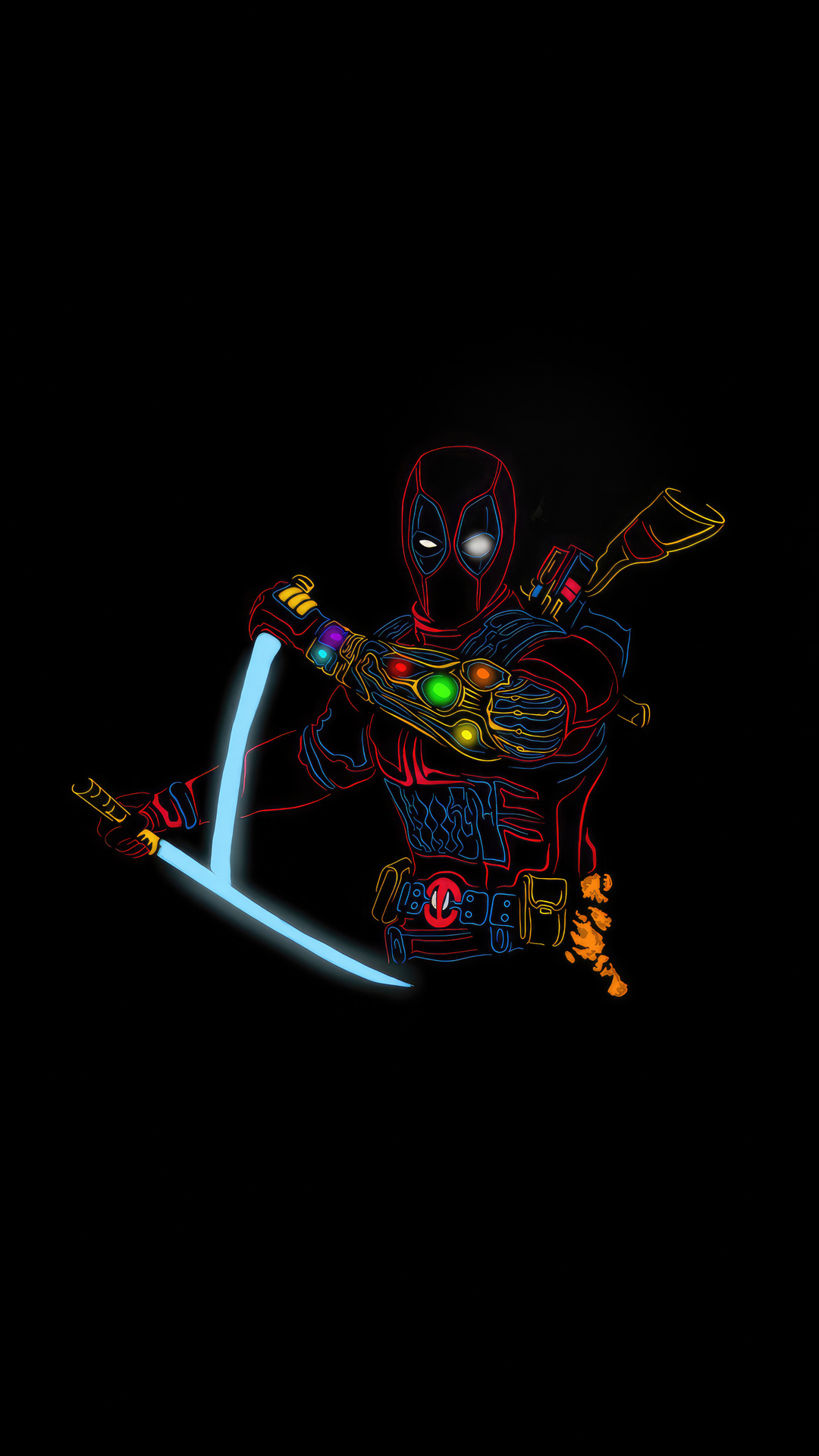 1080x1920 Deadpool Infinity Gauntlet Mischief Iphone 7,6s,6 Plus, Pixel ...