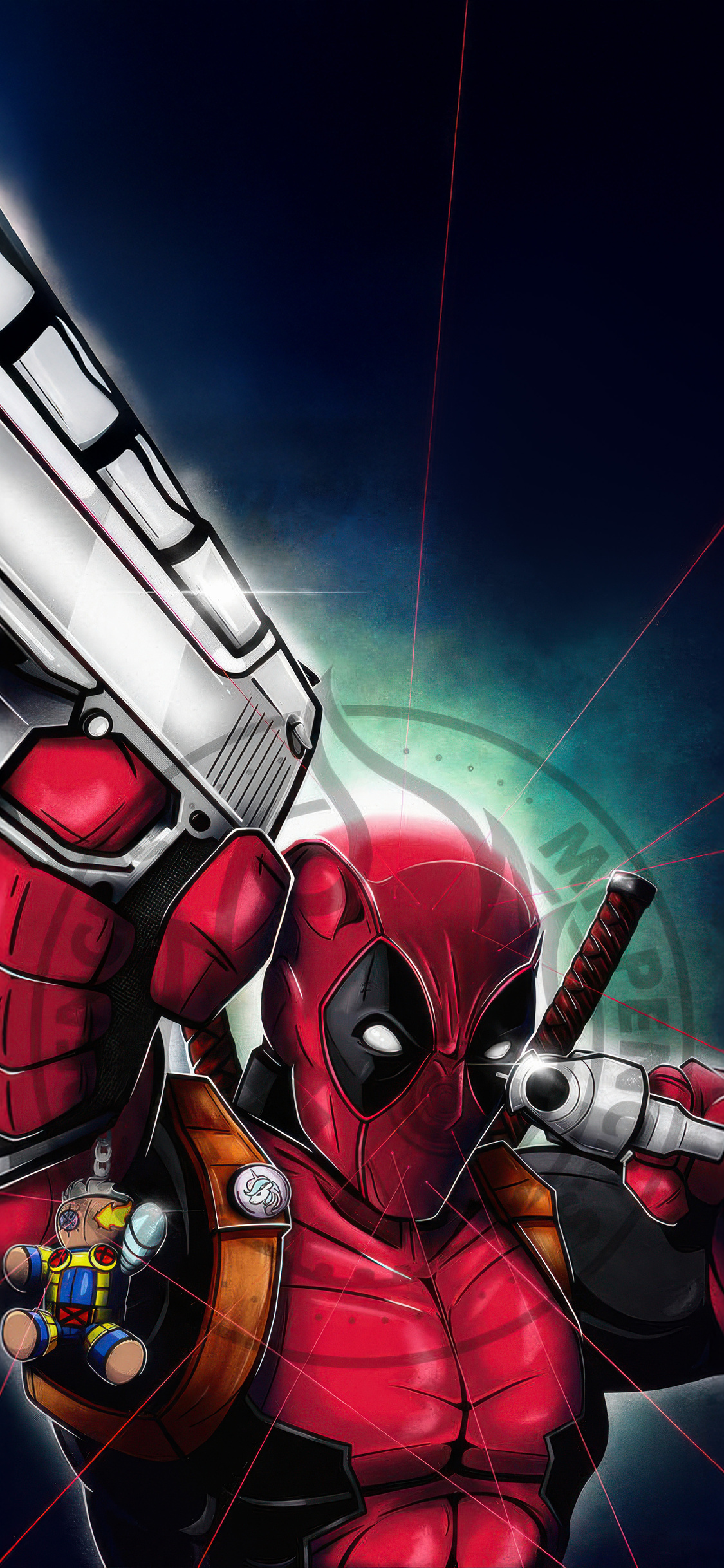 1125x2436 Deadpool Locked And Loaded Iphone XS,Iphone 10,Iphone X ,HD ...