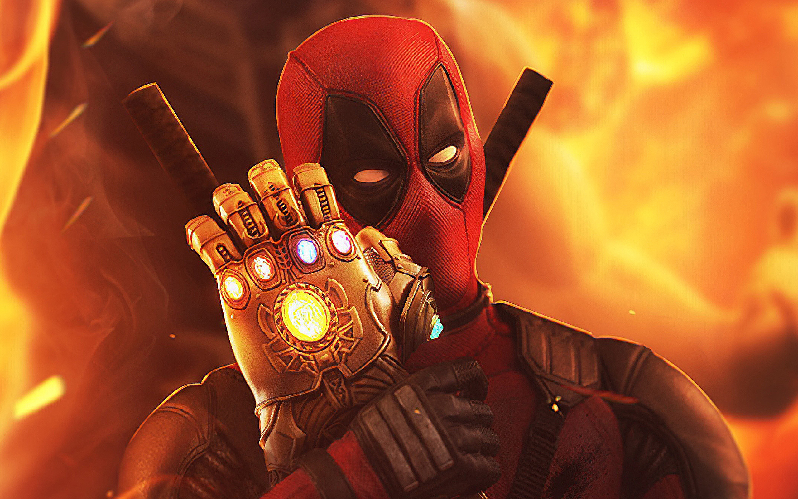 2560x1600 Deadpool Loving Infinity Gauntlet Wallpaper,2560x1600 ...