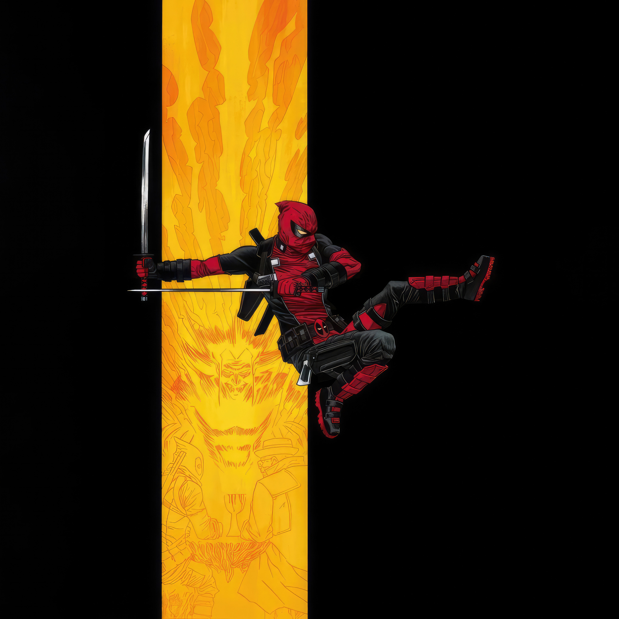 2048x2048 Deadpool Mosaic Madness Ipad Air ,HD 4k Wallpapers,Images ...