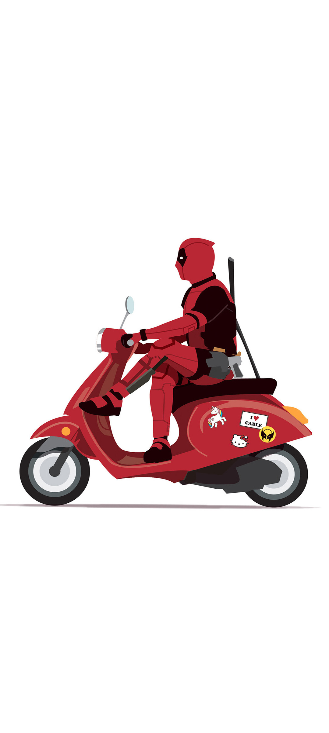 1080x2400 Deadpool On Scooter Google Pixel 7 ,HD 4k Wallpapers,Images ...