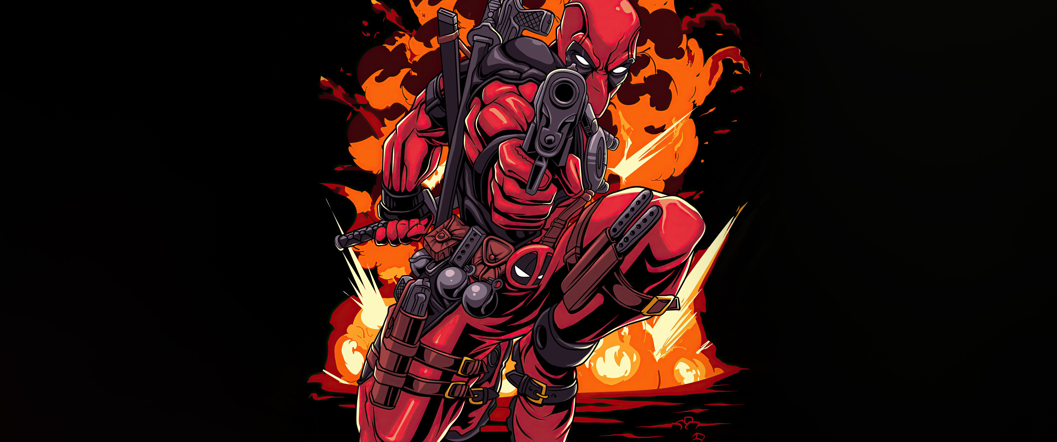 3440x1440 Deadpool Radiance UltraWide Quad HD 1440P ,HD 4k Wallpapers ...