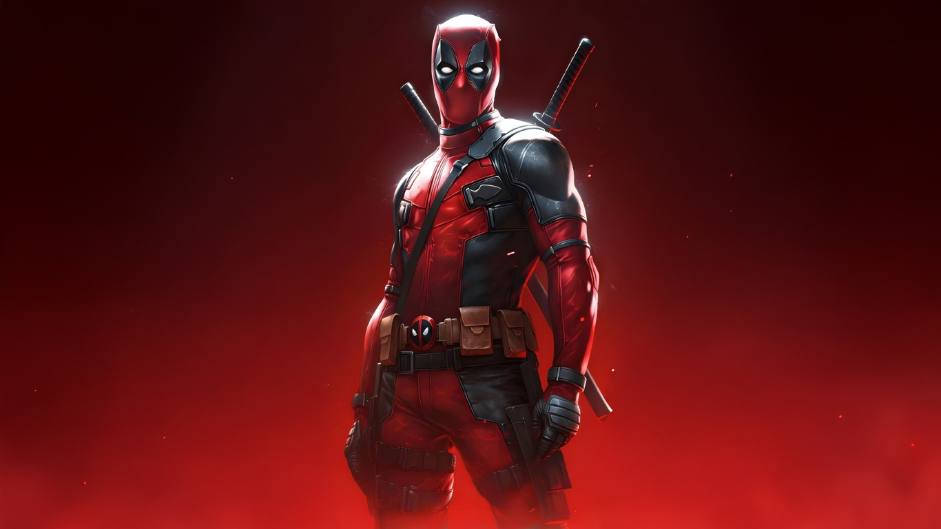 1366x768 Deadpool Red And Reckless Laptop HD ,HD 4k Wallpapers,Images ...