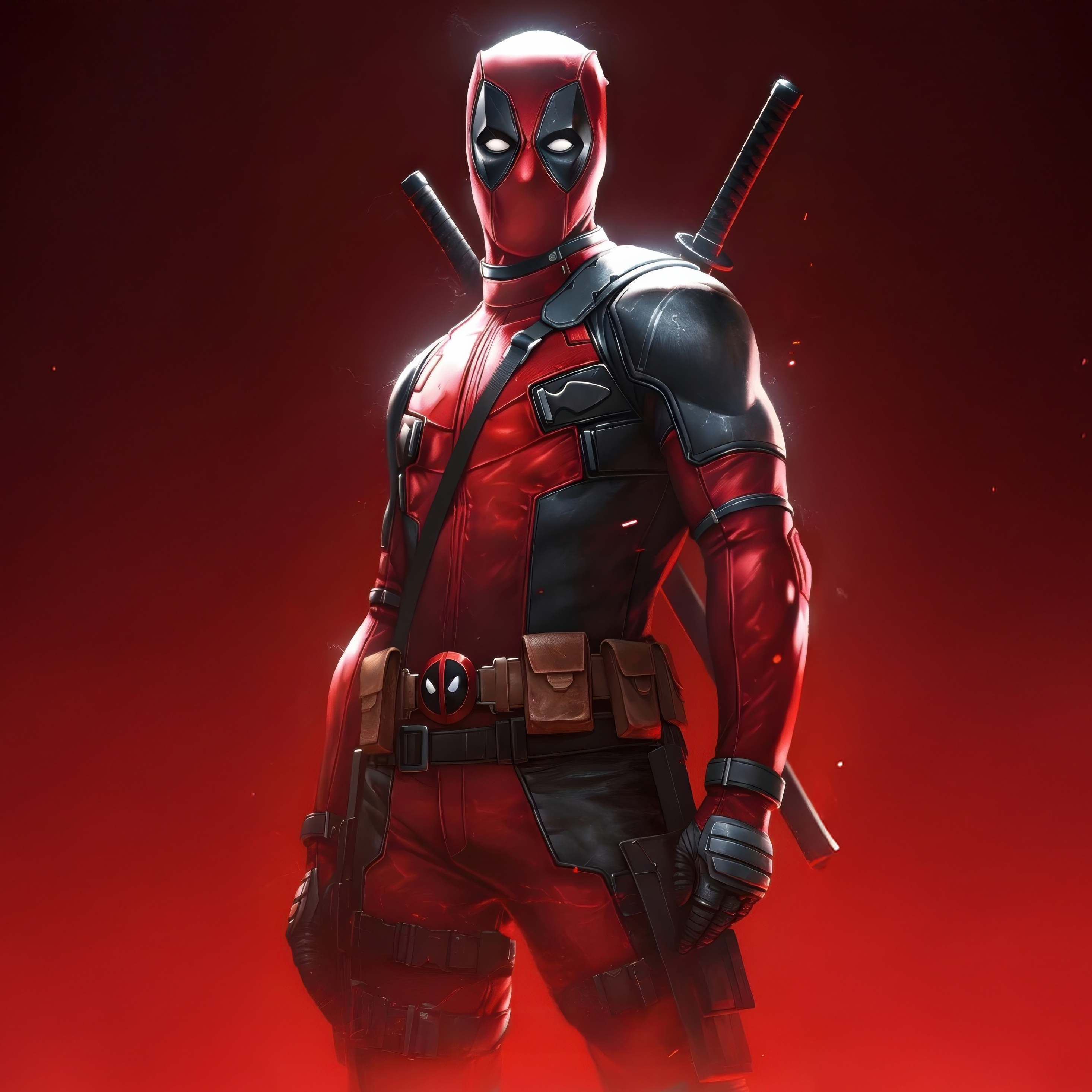 2932x2932 Deadpool Red And Reckless Ipad Pro Retina Display ,HD 4k ...
