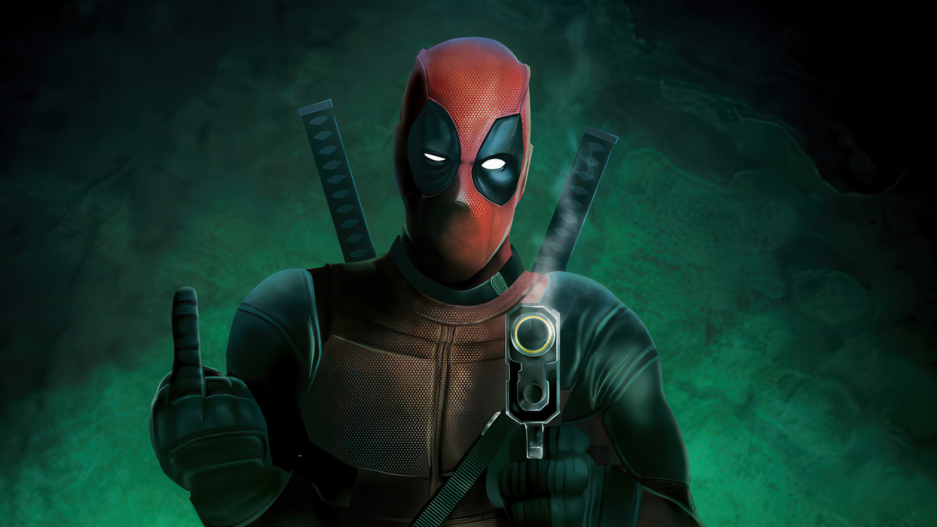 1366x768 Deadpool Shot Ya Laptop HD ,HD 4k Wallpapers,Images ...