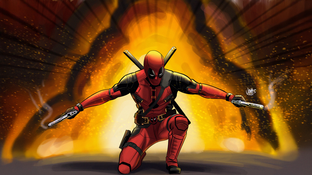 1280x720 Deadpool Symbol Of Power 720P ,HD 4k Wallpapers,Images ...