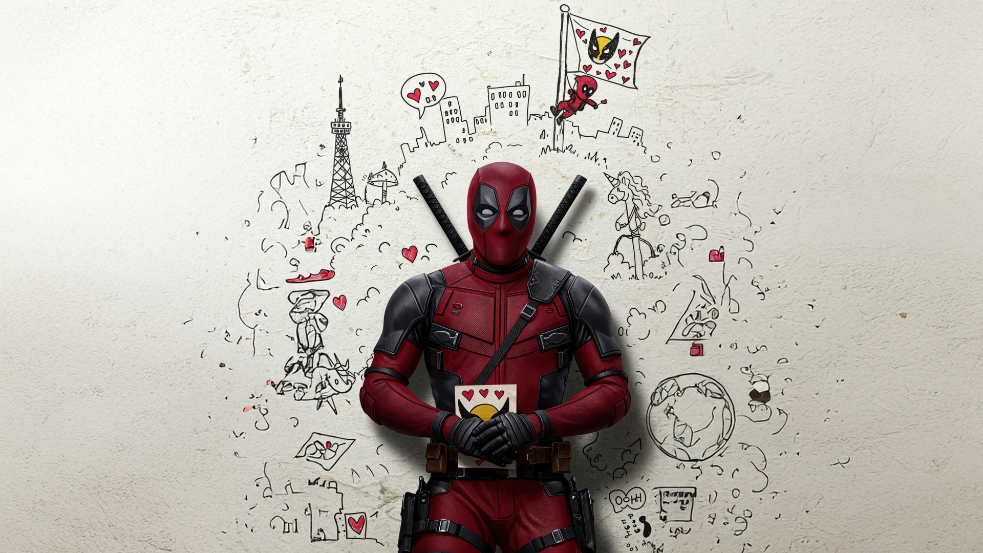 1920x1080 Deadpool Takes Over Laptop Full HD 1080P ,HD 4k Wallpapers ...