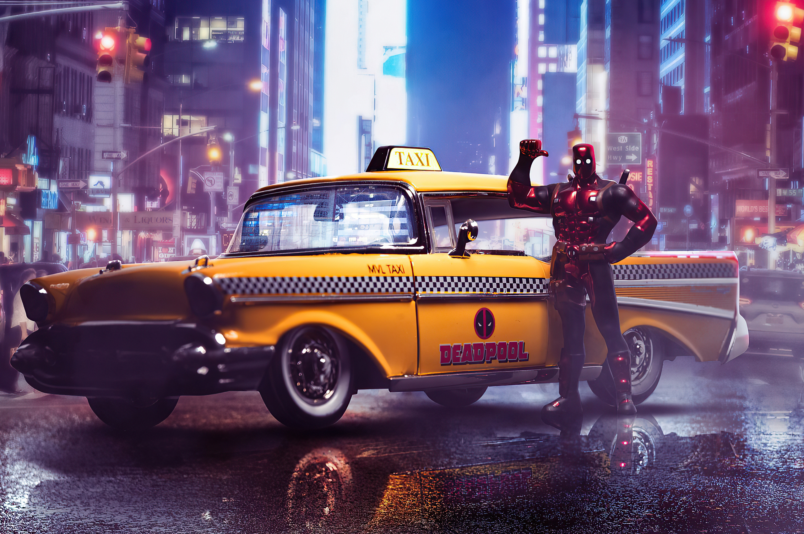 2560x1700 Deadpool Taxi 4k Chromebook Pixel ,HD 4k Wallpapers,Images ...