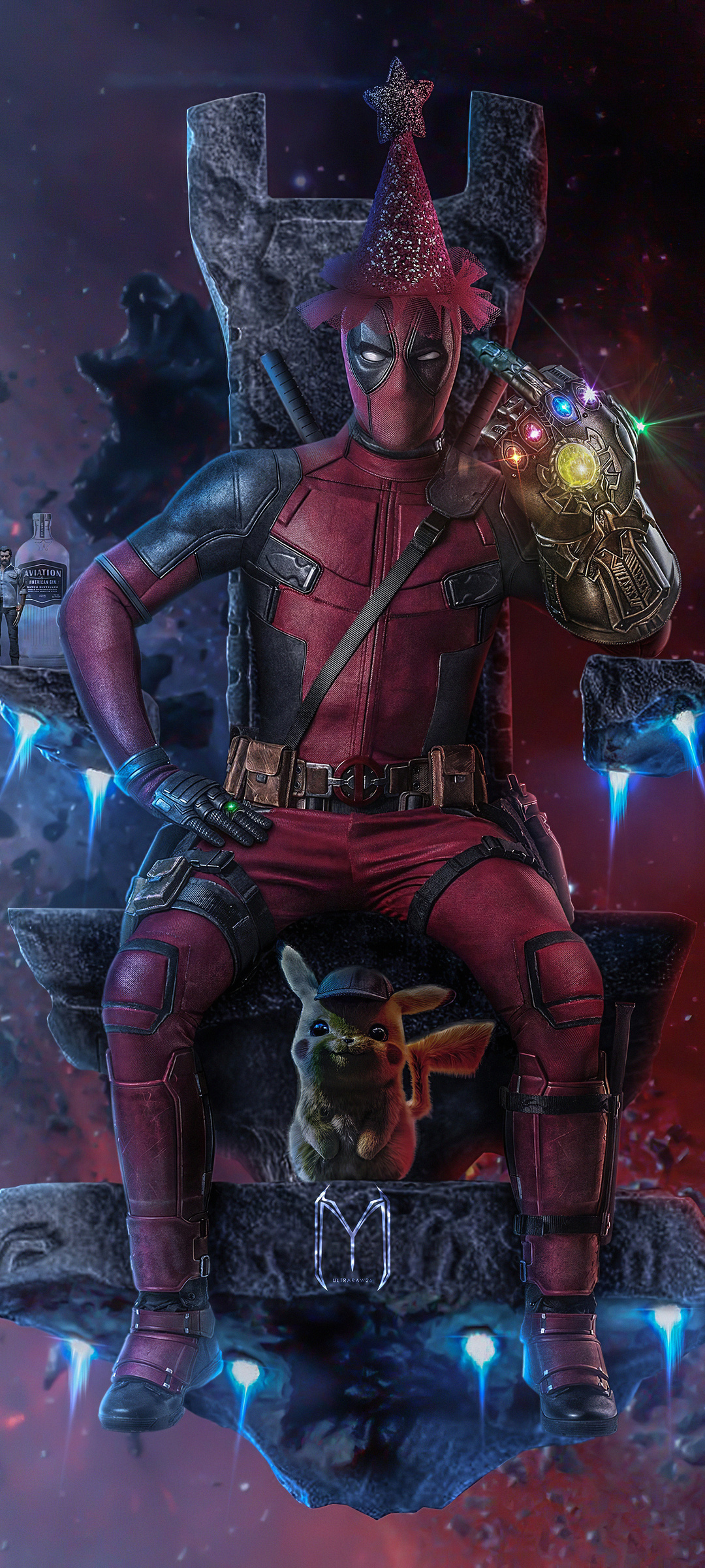 1080x2400 Deadpool Thanos Infinity Gauntlet Google Pixel 7 ,HD 4k ...